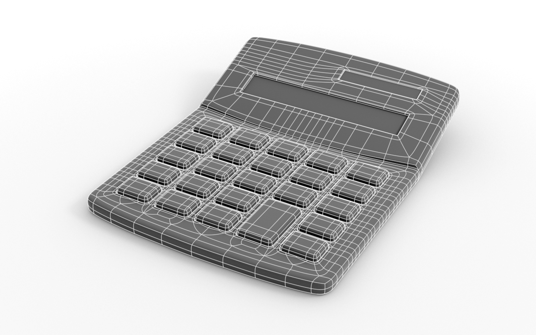 3d Model Digital Calculator Calc