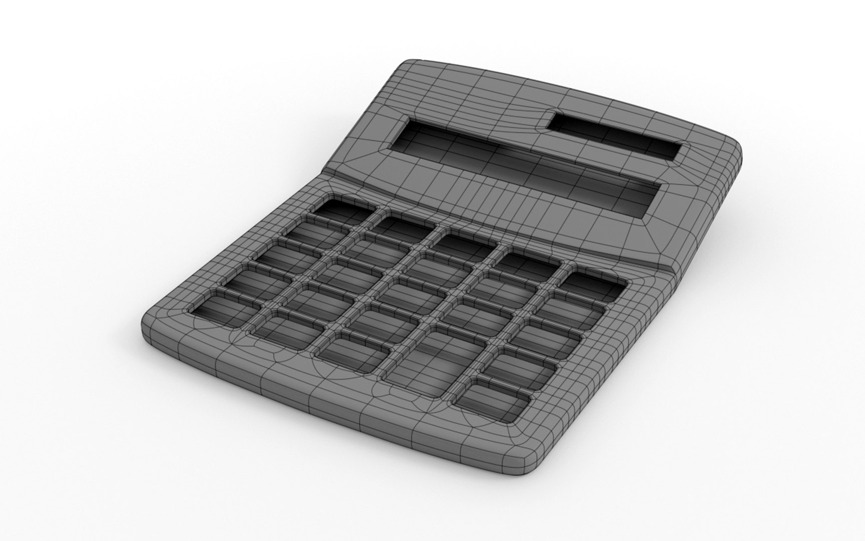 3d Model Digital Calculator Calc