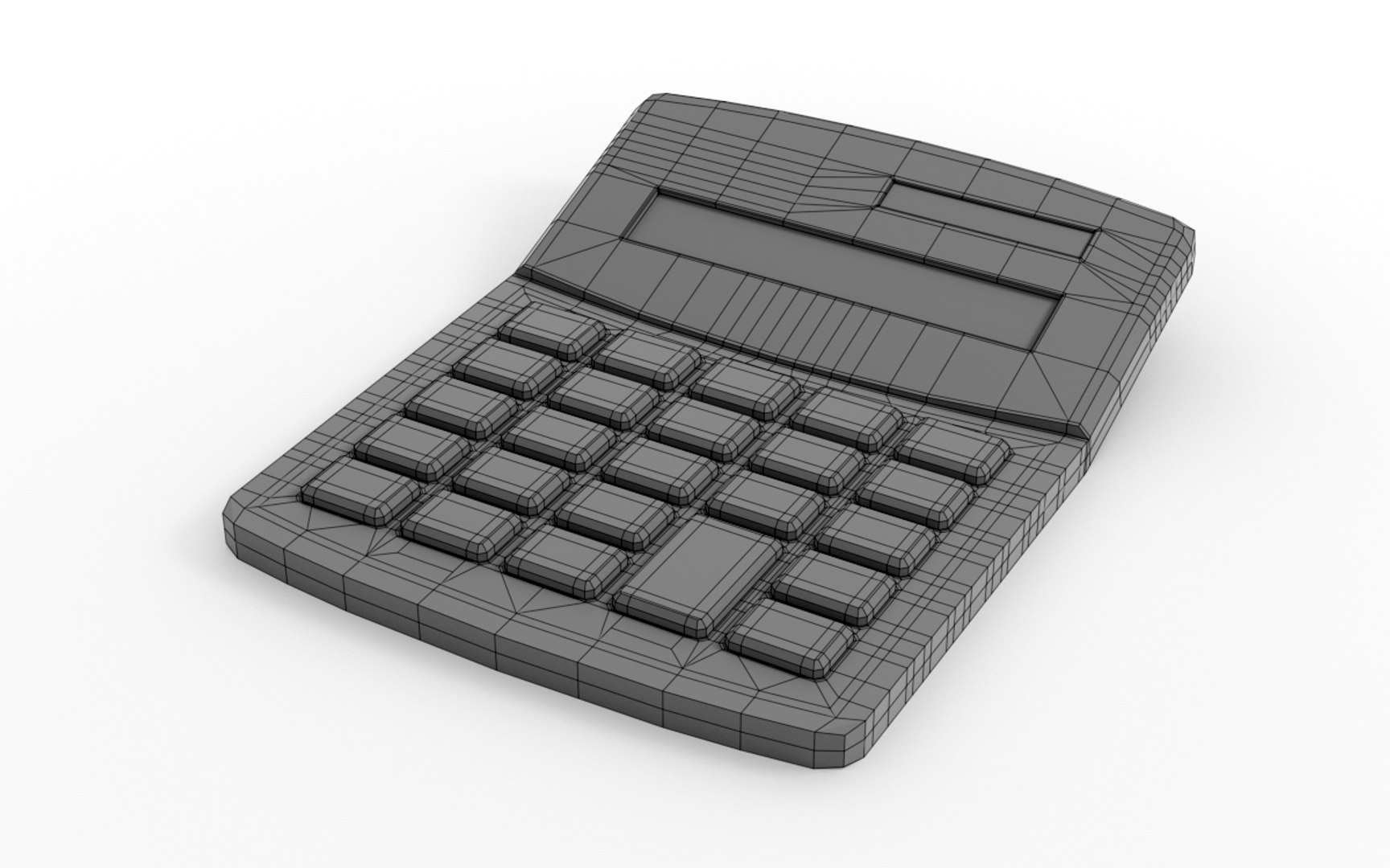 3d Model Digital Calculator Calc