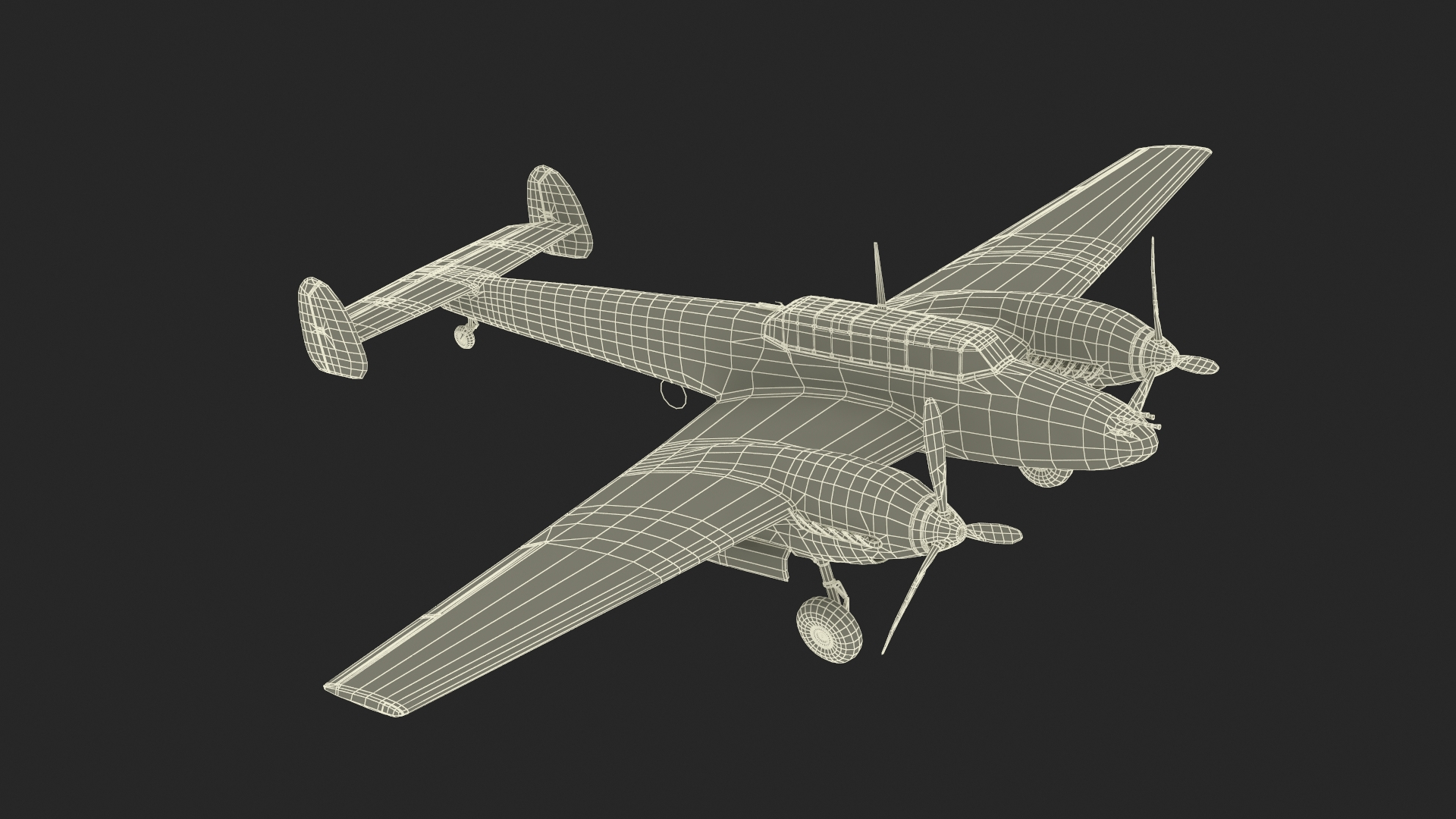 3D Messerschmitt Bf 110 Or Me 110 WWII German Heavy Fighter Rigged ...