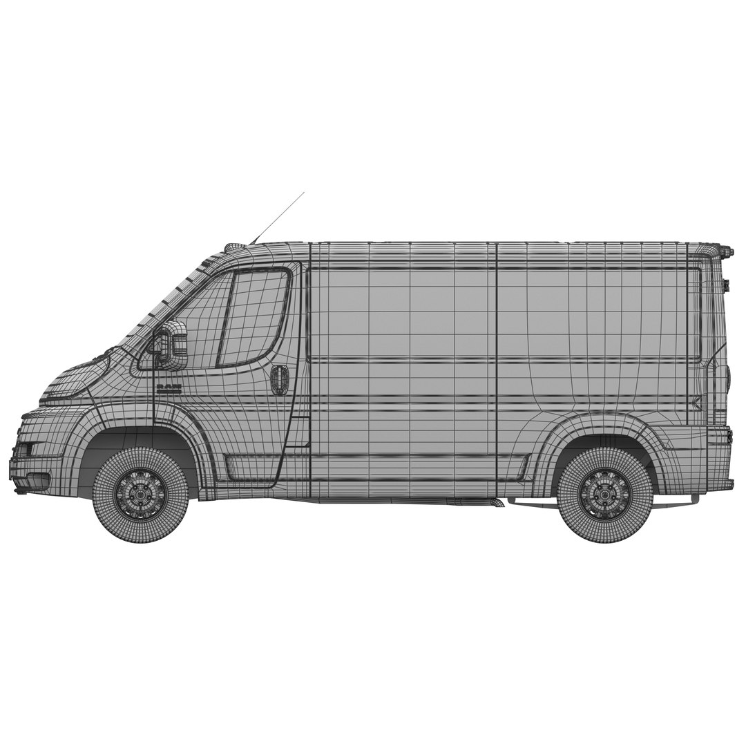 RAM PROMASTER 1500 Cargo Van 136 Standard Roof 3D - TurboSquid 1804100