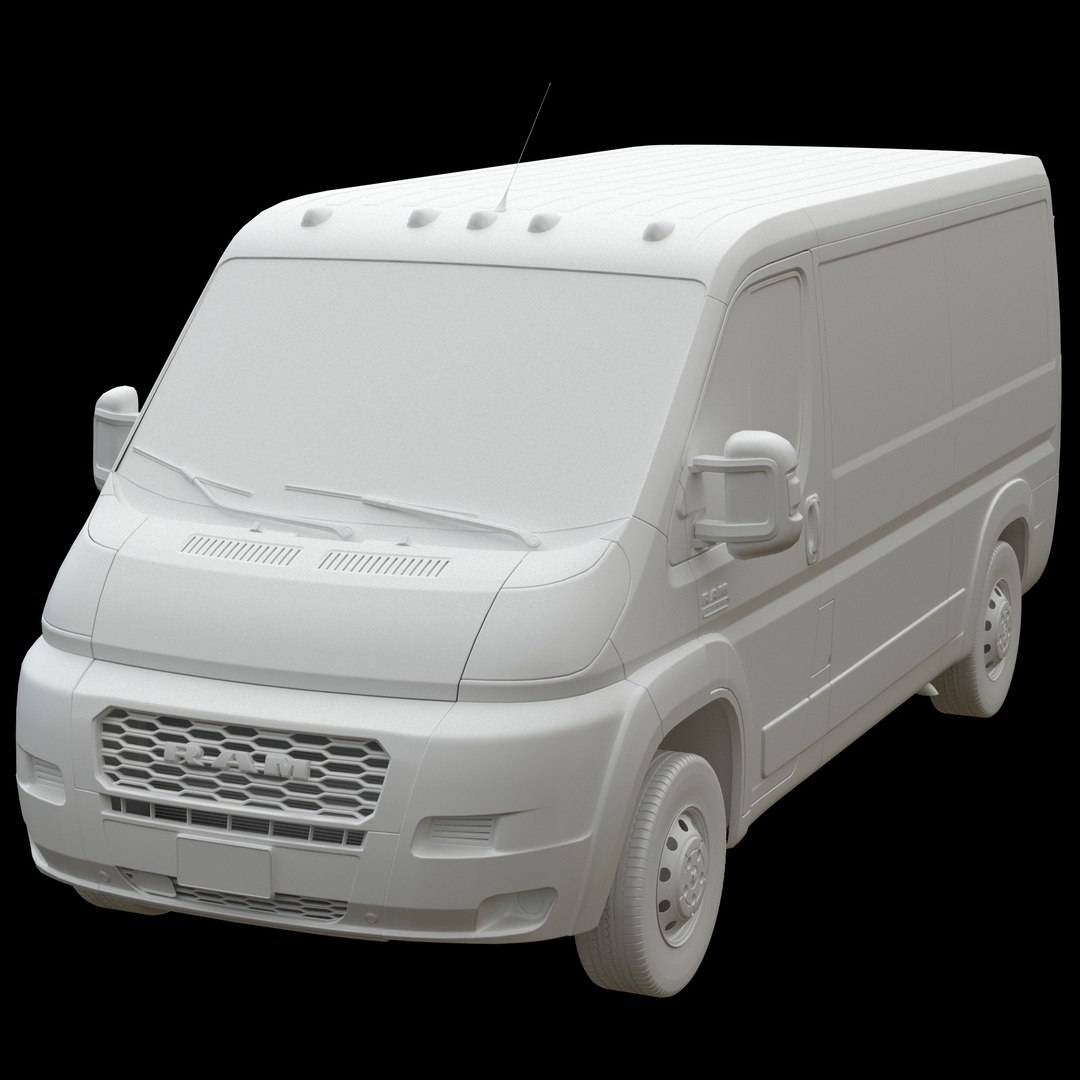 RAM PROMASTER 1500 Cargo Van 136 Standard Roof 3D - TurboSquid 1804100