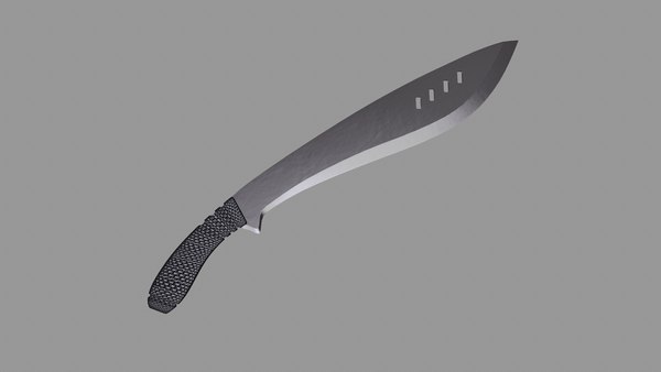 machete 3d model