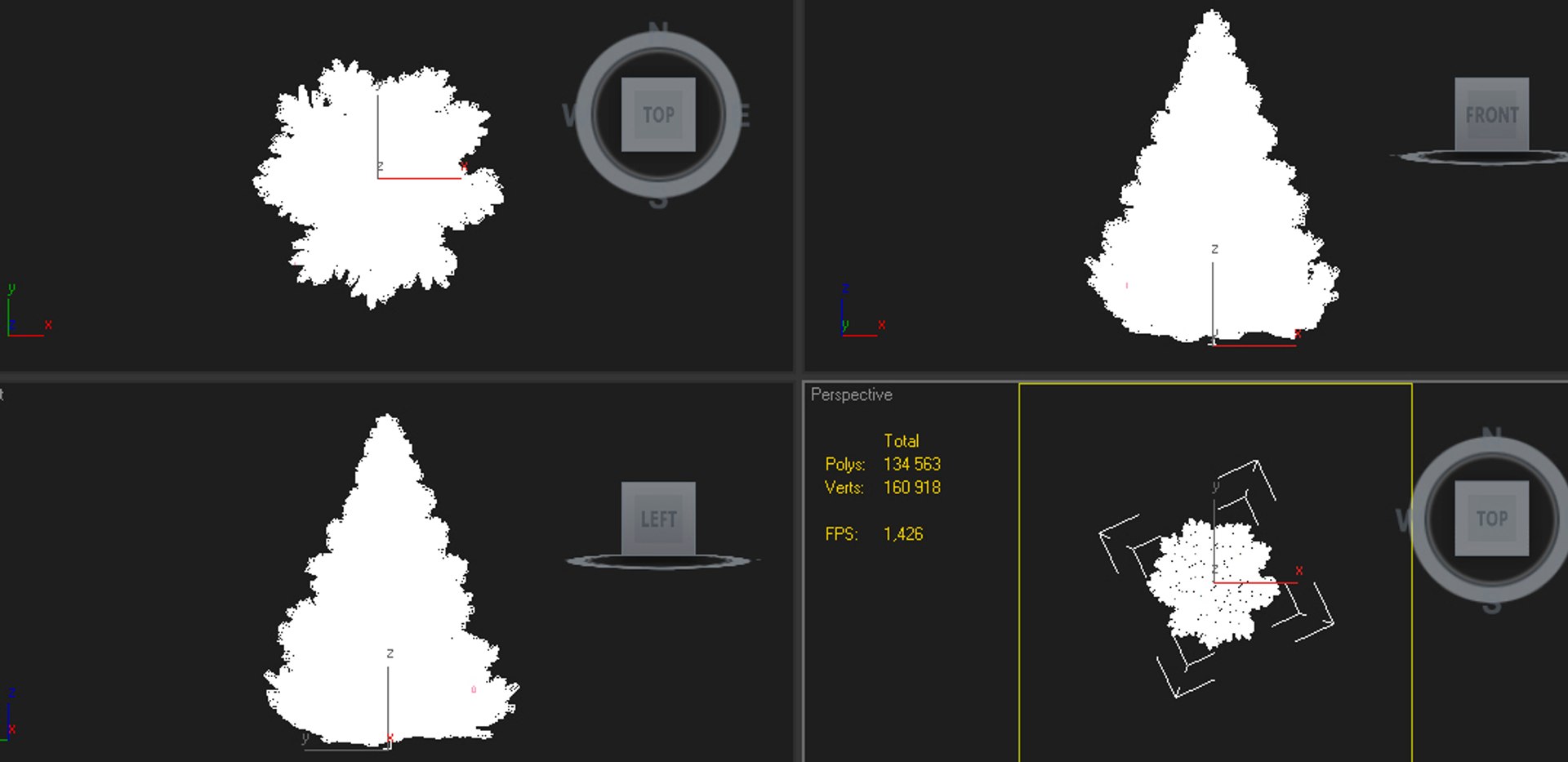 3d Model Picea Spruce