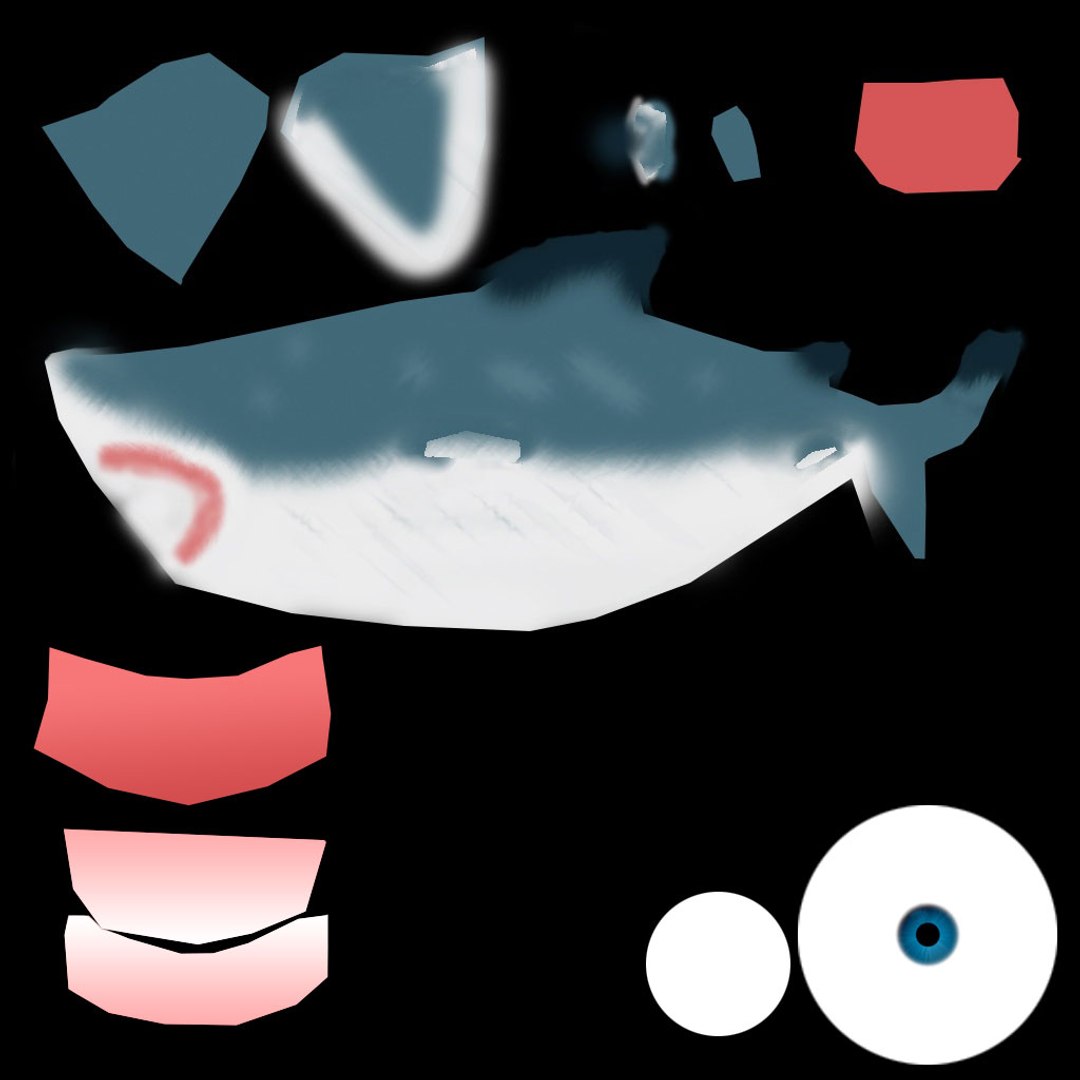 -cartoon Shark Rigging Animation 3D - TurboSquid 1175642