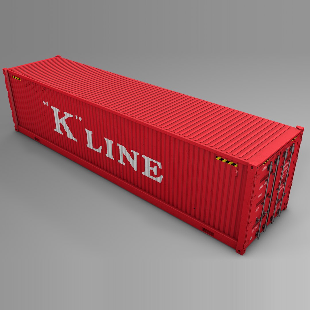 3D model k line cargo container - TurboSquid 1563509