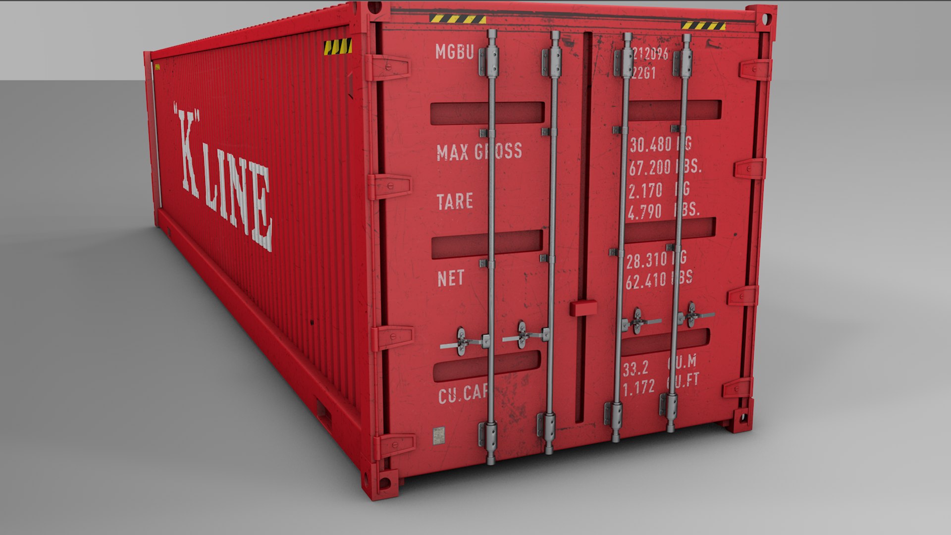 3D Model K Line Cargo Container - TurboSquid 1563509