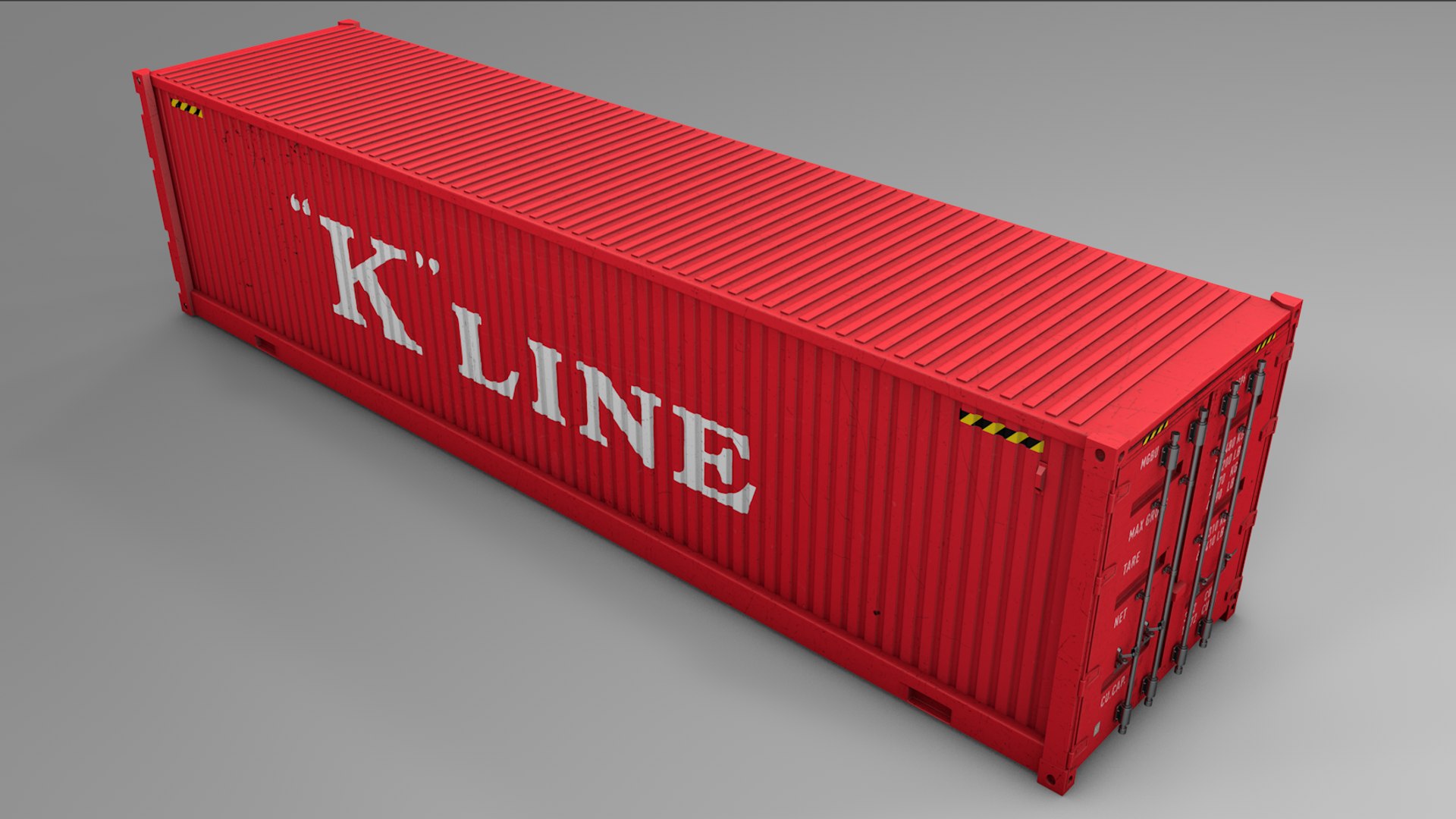 3D Model K Line Cargo Container - TurboSquid 1563509