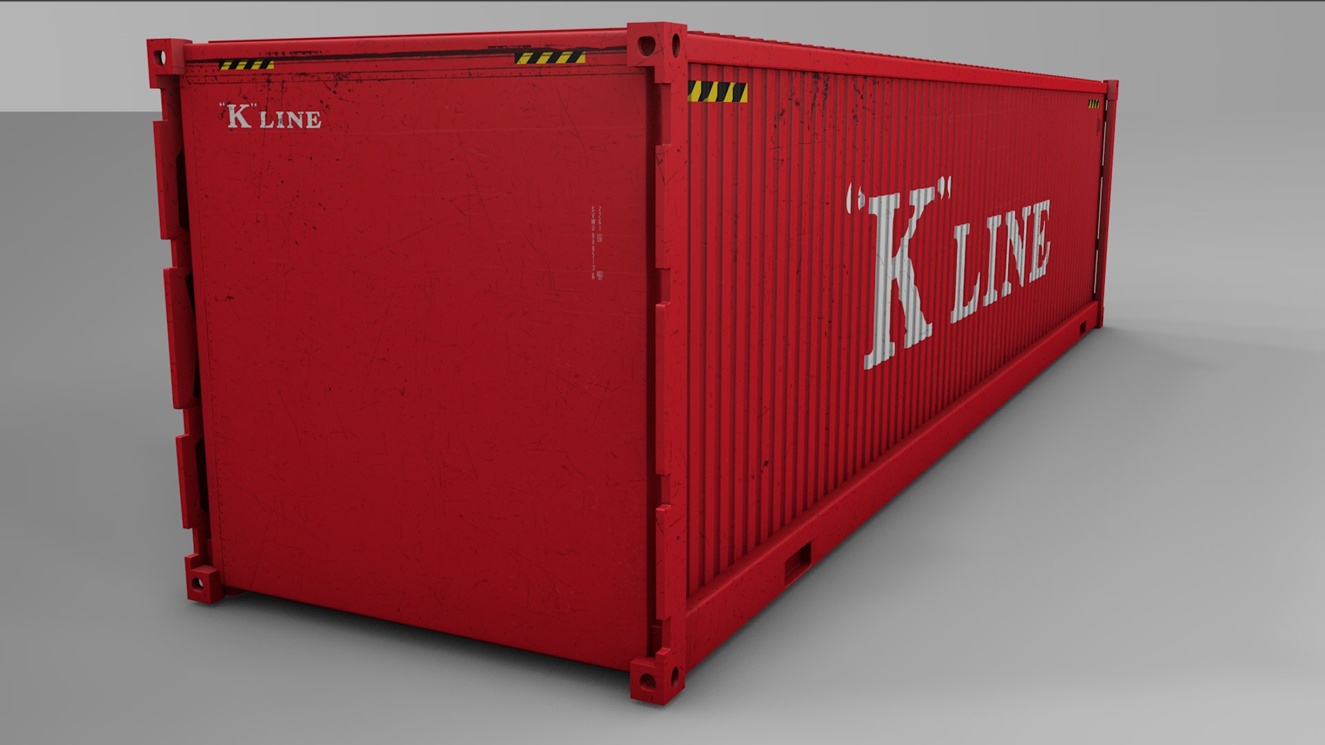 3D Model K Line Cargo Container - TurboSquid 1563509