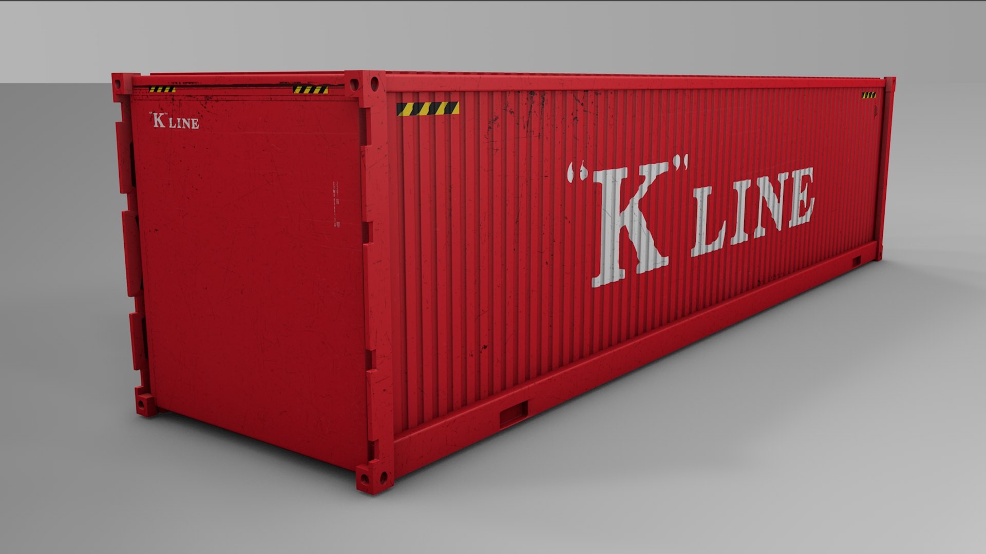 3D Model K Line Cargo Container - TurboSquid 1563509