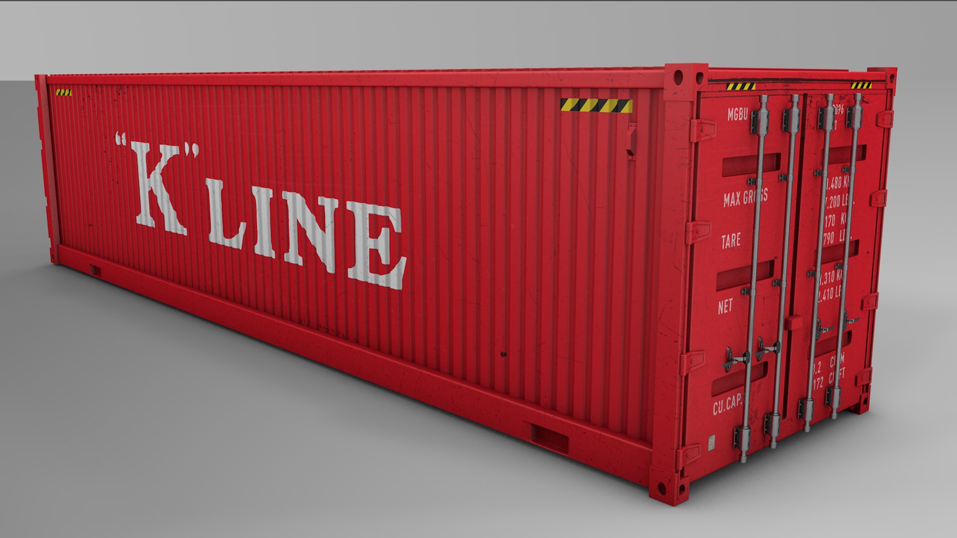 3D Model K Line Cargo Container - TurboSquid 1563509