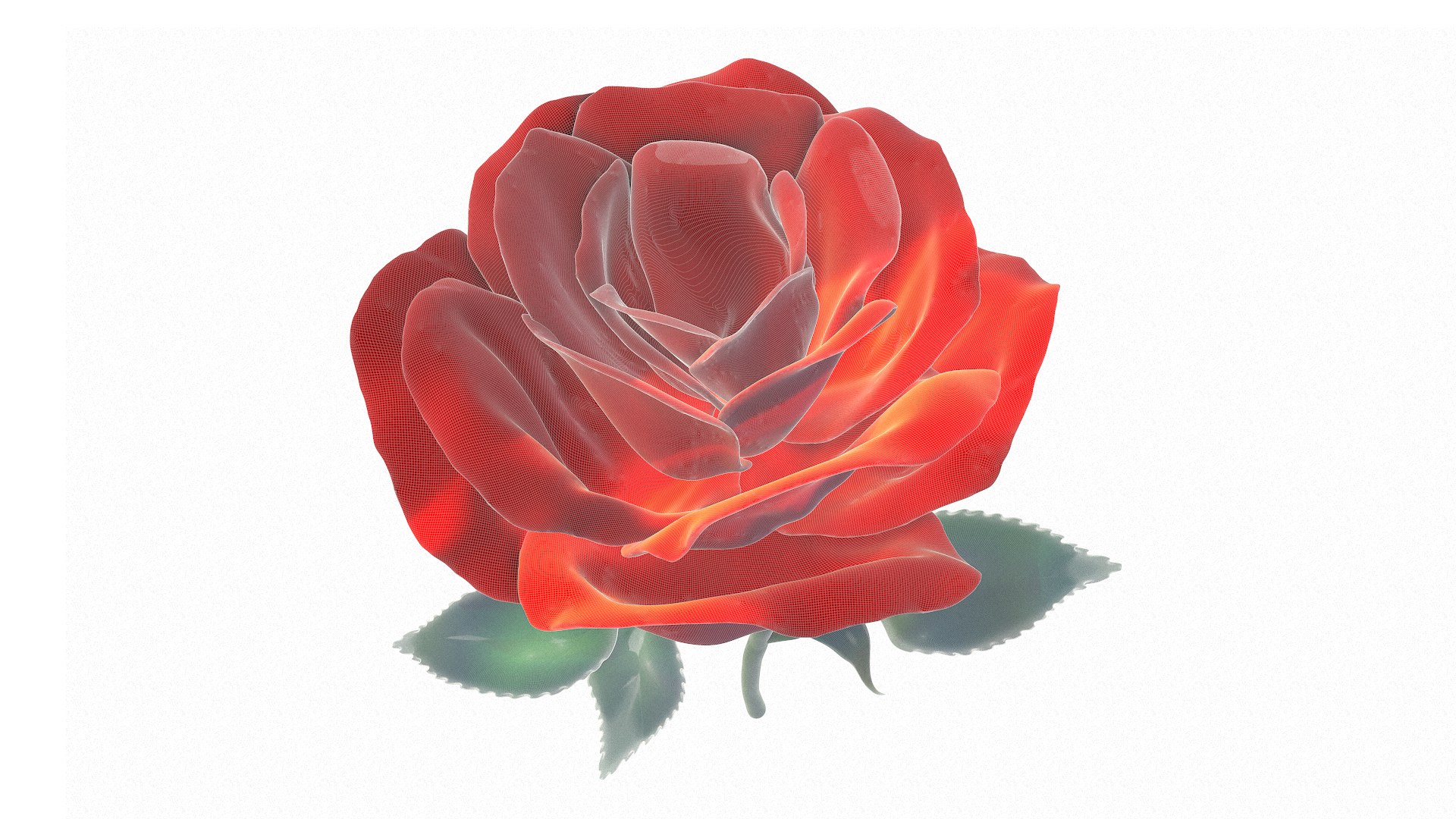 3D Sculpt Rose Model - TurboSquid 1504792