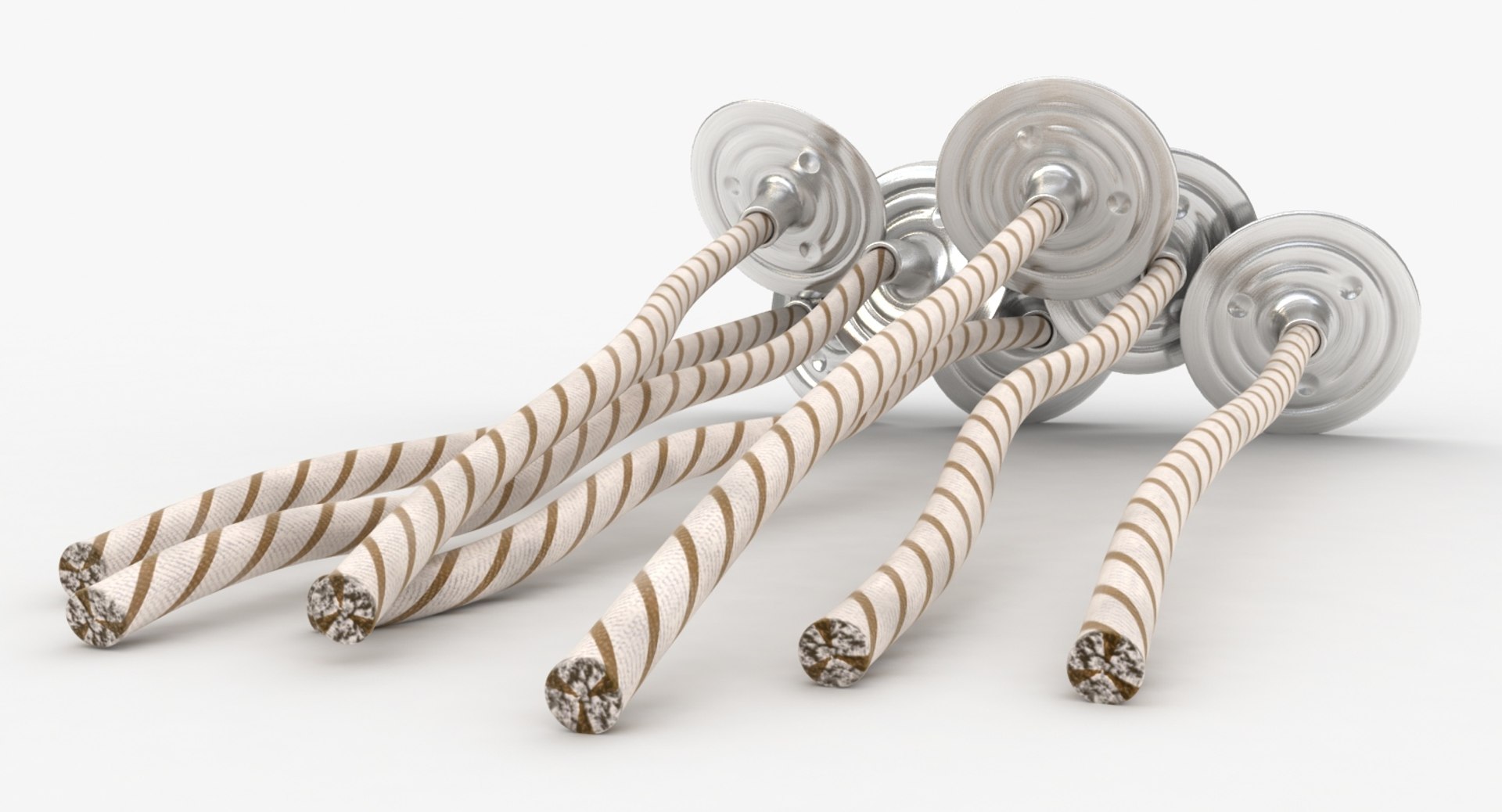 3D Large Pre Tabbed Wicks Model - TurboSquid 1334126