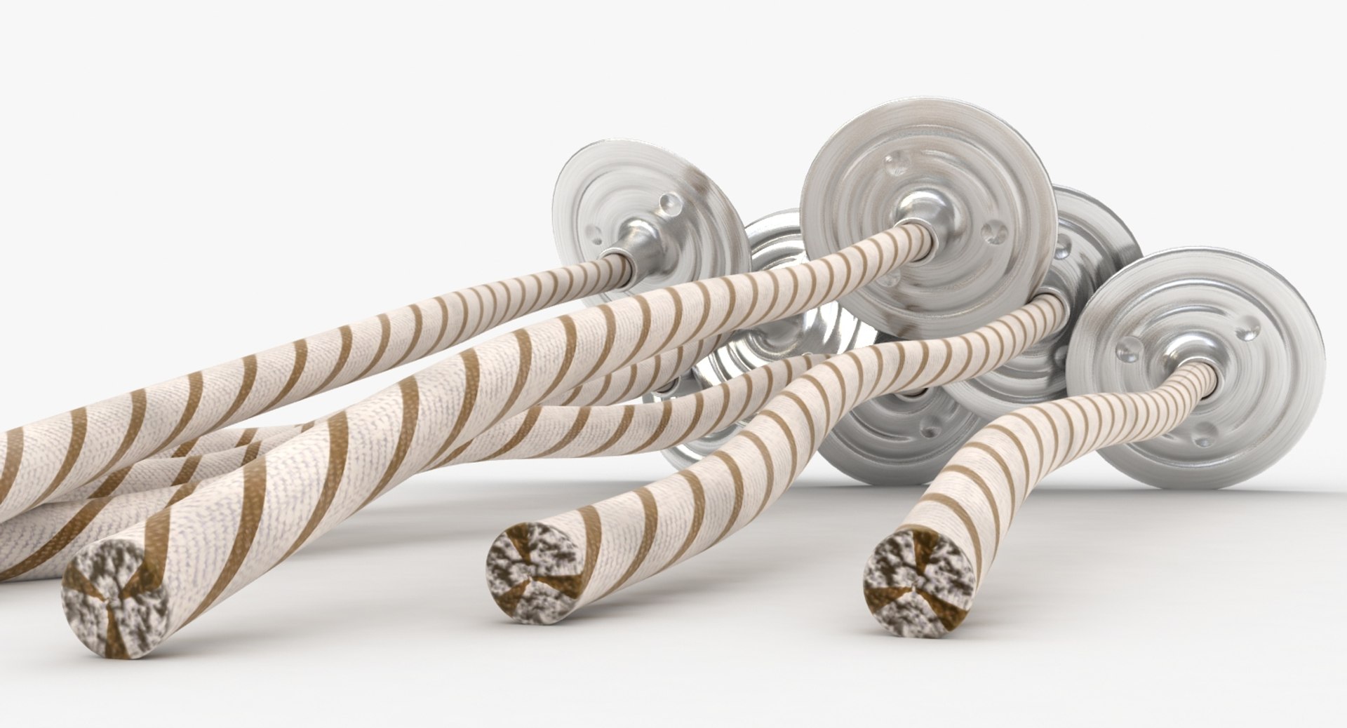 3D Large Pre Tabbed Wicks Model - TurboSquid 1334126