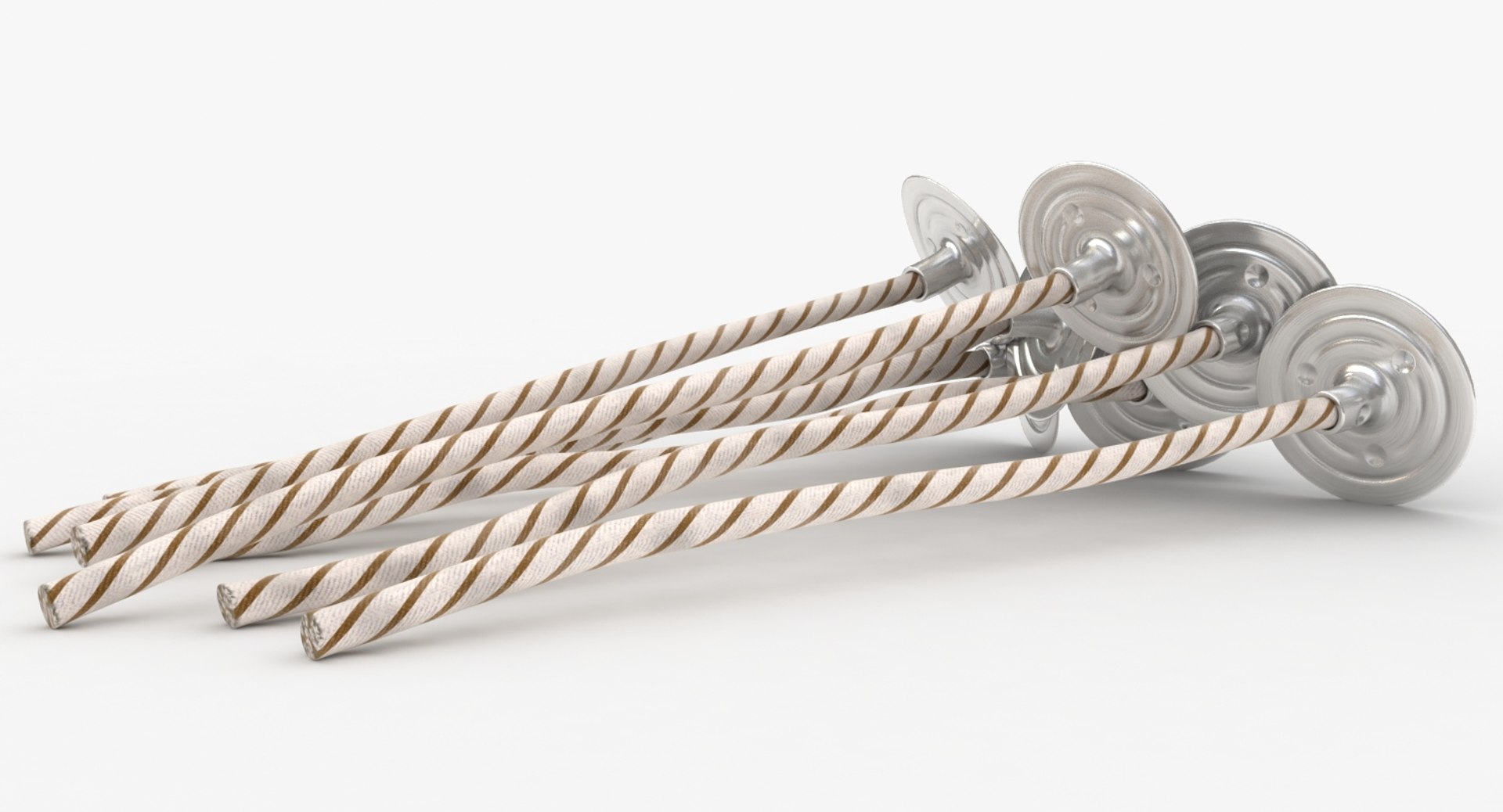 3D Large Pre Tabbed Wicks Model - TurboSquid 1334126