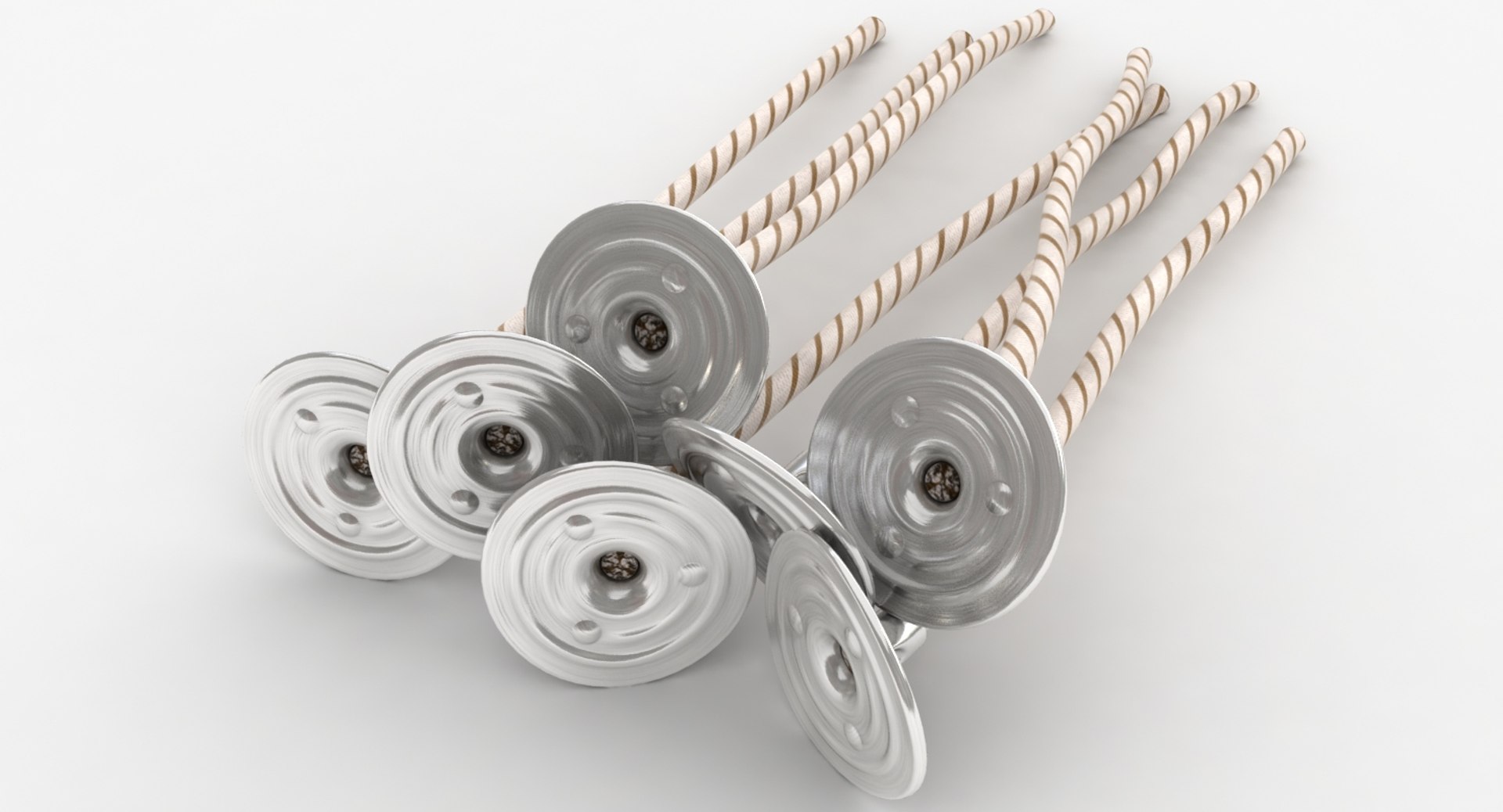 3D Large Pre Tabbed Wicks Model - TurboSquid 1334126