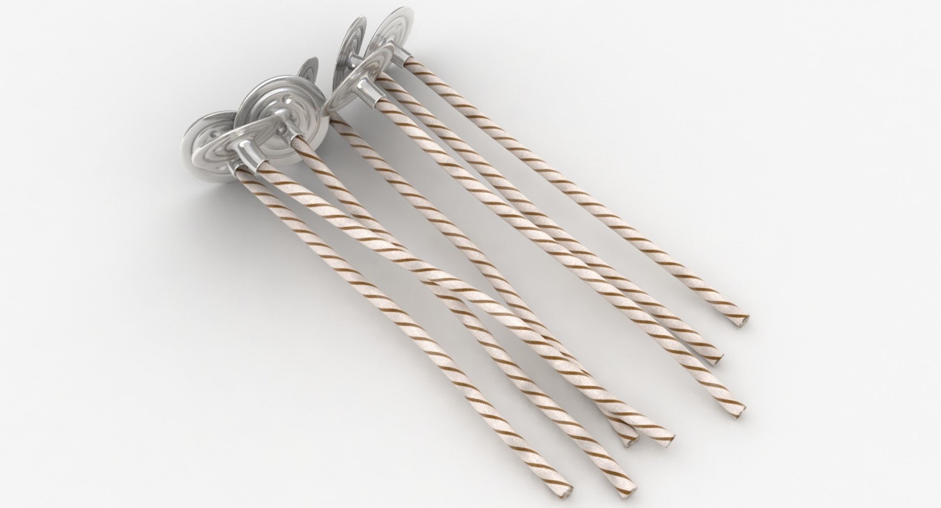 3D Large Pre Tabbed Wicks Model - TurboSquid 1334126