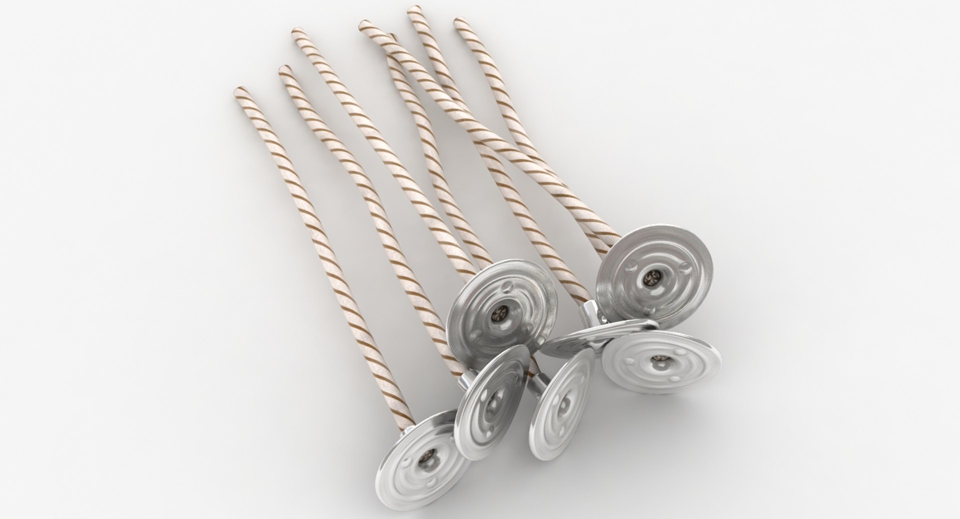 3D Large Pre Tabbed Wicks Model - TurboSquid 1334126