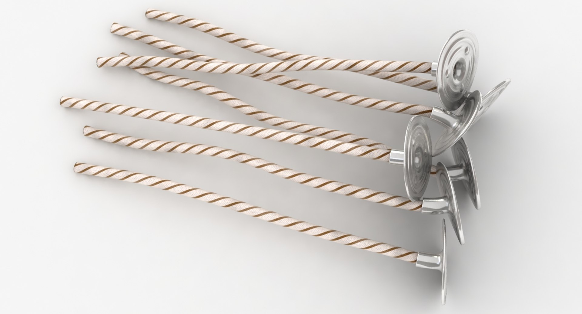 3D Large Pre Tabbed Wicks Model - TurboSquid 1334126