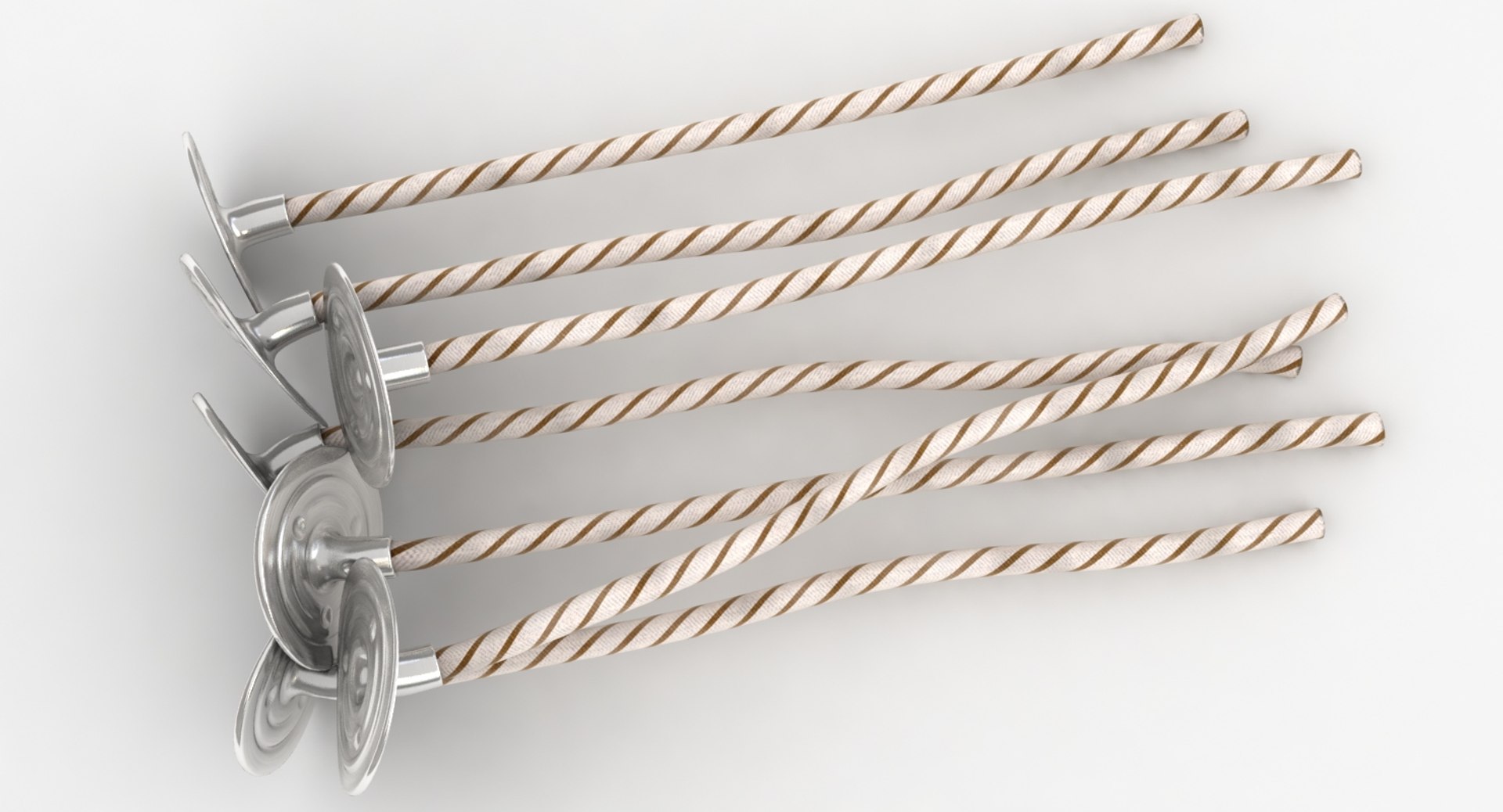 3D Large Pre Tabbed Wicks Model - TurboSquid 1334126