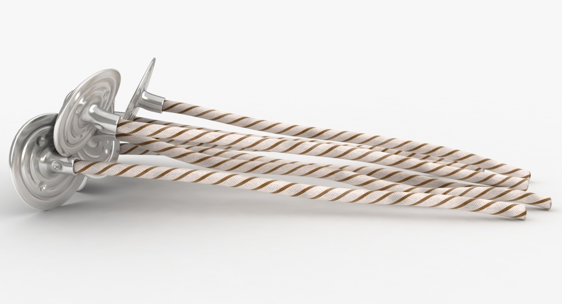 3D Large Pre Tabbed Wicks Model - TurboSquid 1334126