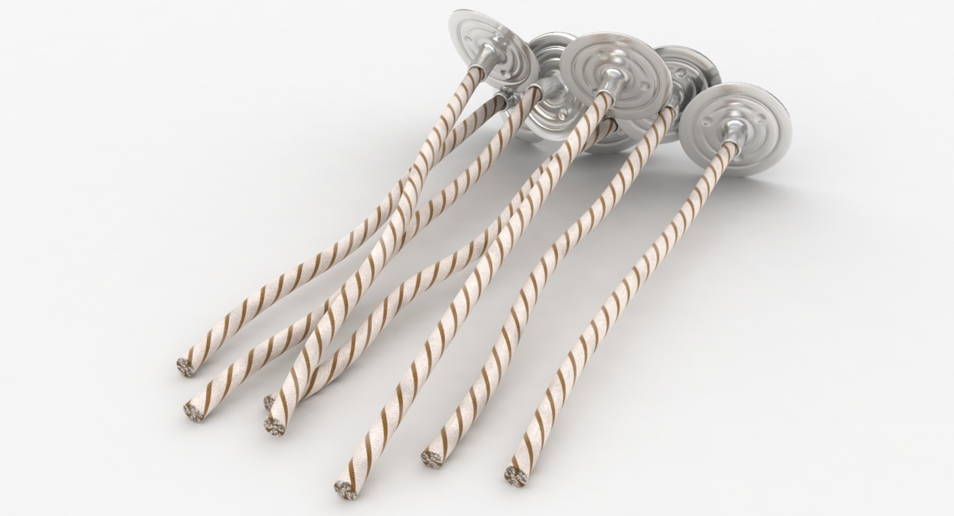 3D Large Pre Tabbed Wicks Model - TurboSquid 1334126