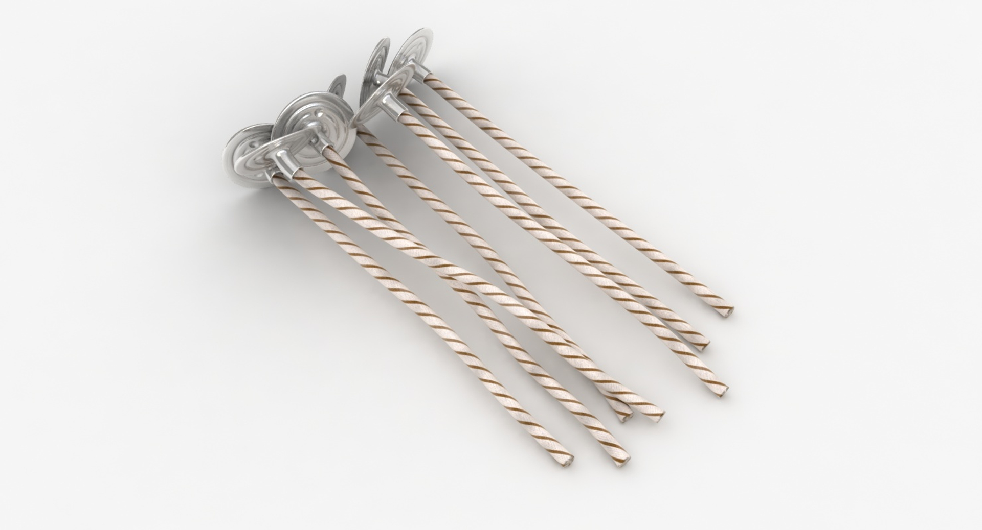 3D Large Pre Tabbed Wicks Model - TurboSquid 1334126