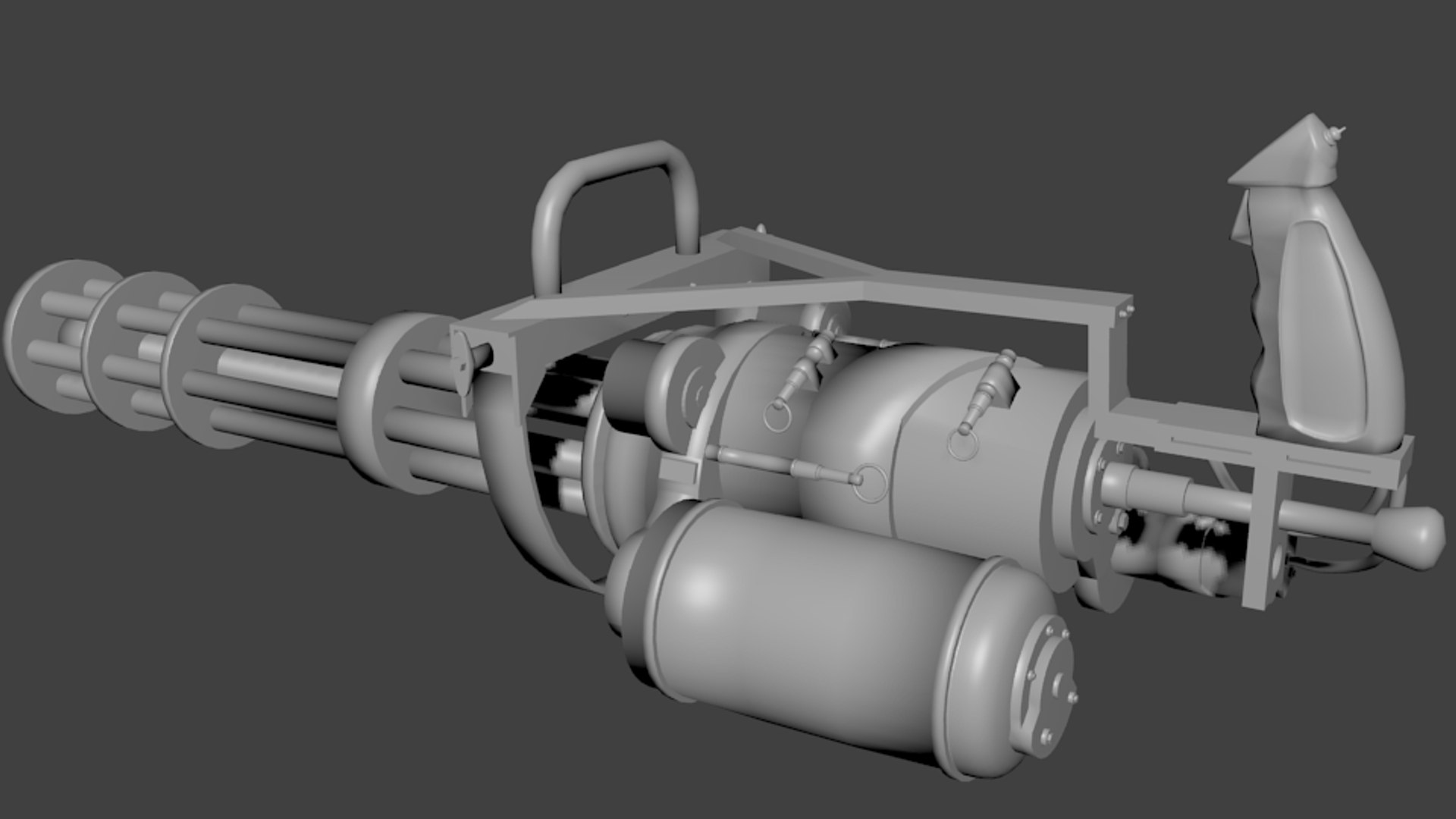 Blender Gun Minigun