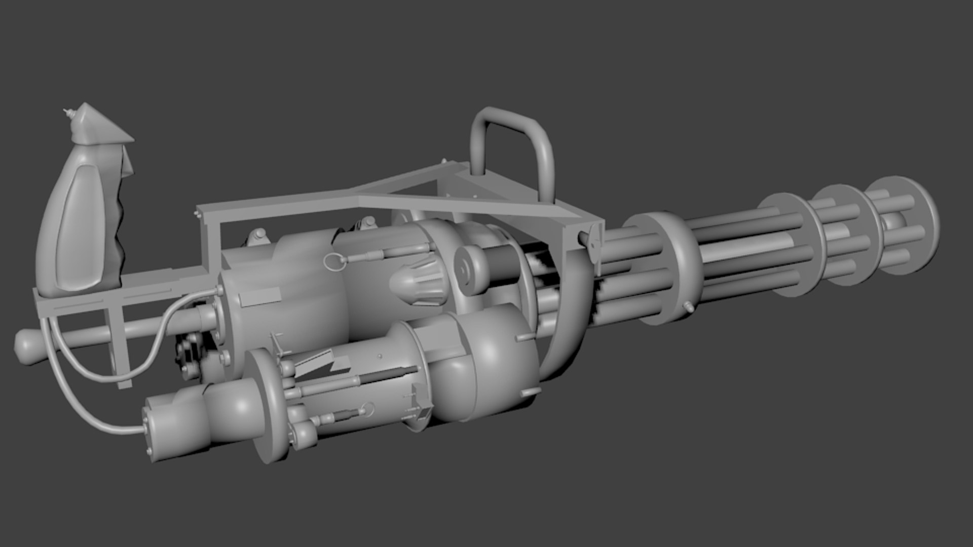 Blender Gun Minigun