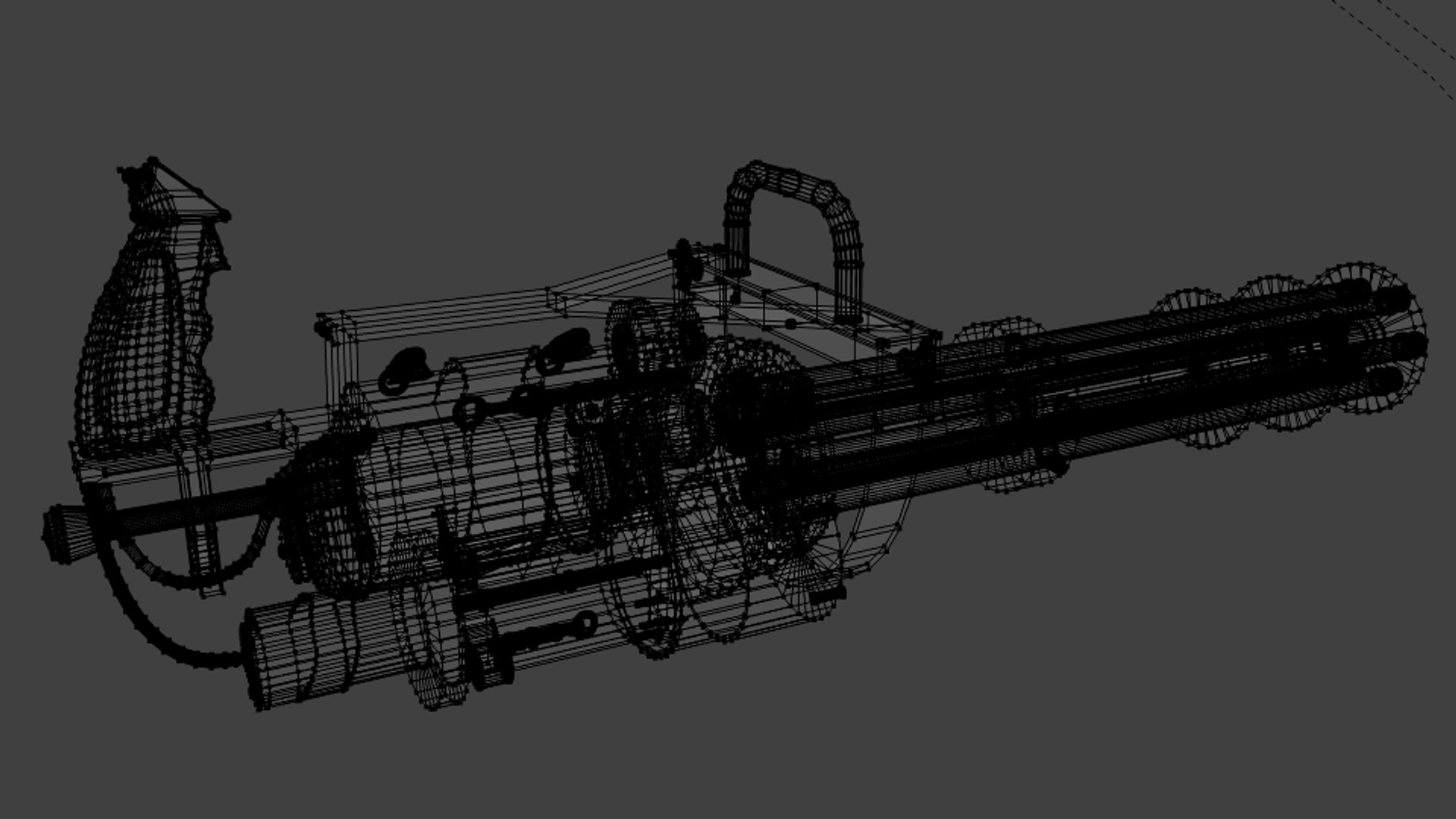 Blender Gun Minigun