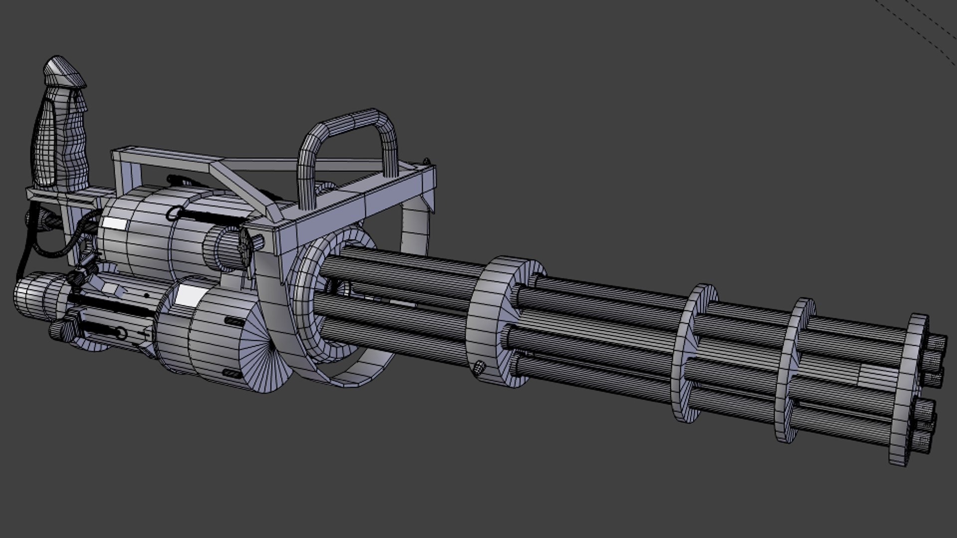Blender Gun Minigun