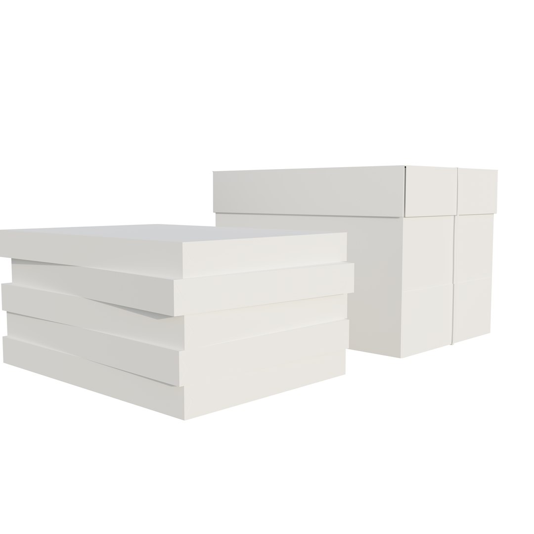 Paper A4 Box Set 3D Model - TurboSquid 2096858