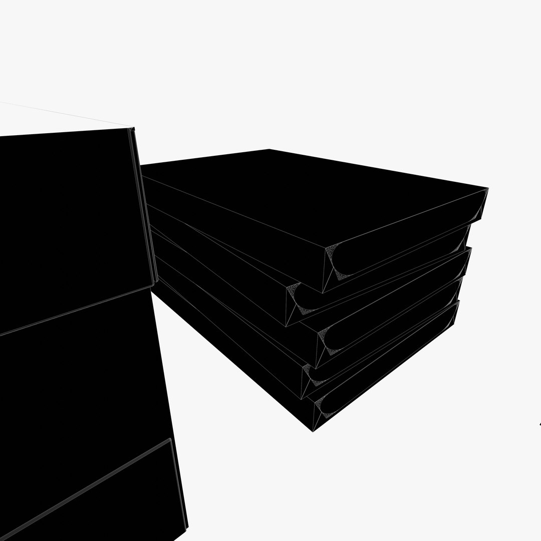 Paper A4 Box Set 3D Model - TurboSquid 2096858