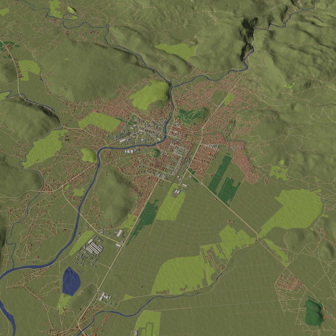 Podgorica Montenegro - City And Urban 3D Model - TurboSquid 2421387