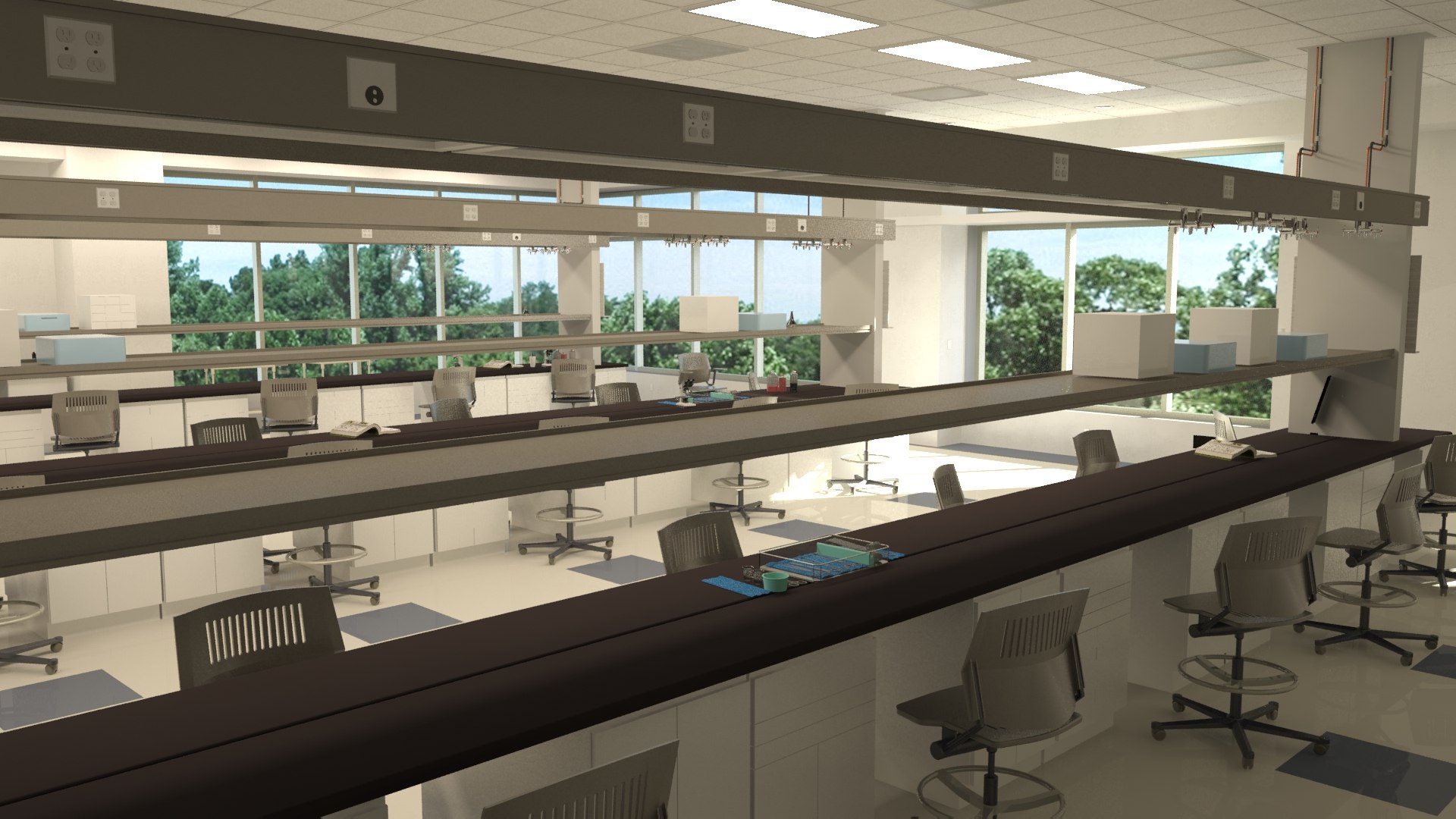 Laboratory Biology Lab 3d 3ds