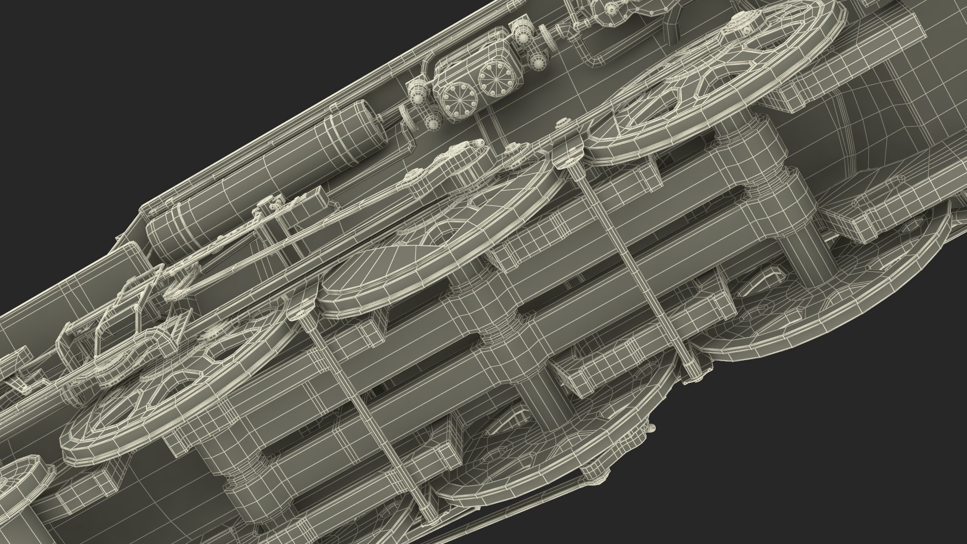 Steam Locomotive Santa Fe 3415 3D Model - TurboSquid 2205561