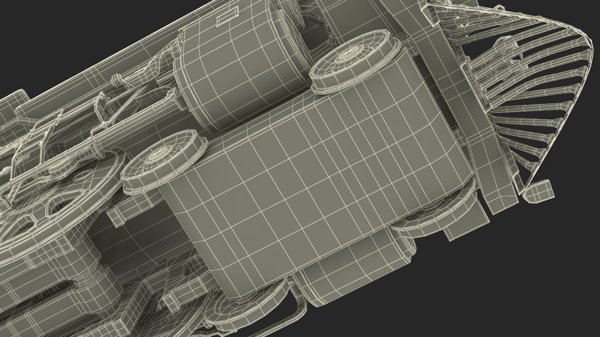 Steam Locomotive Santa Fe 3415 3D Model - TurboSquid 2205561