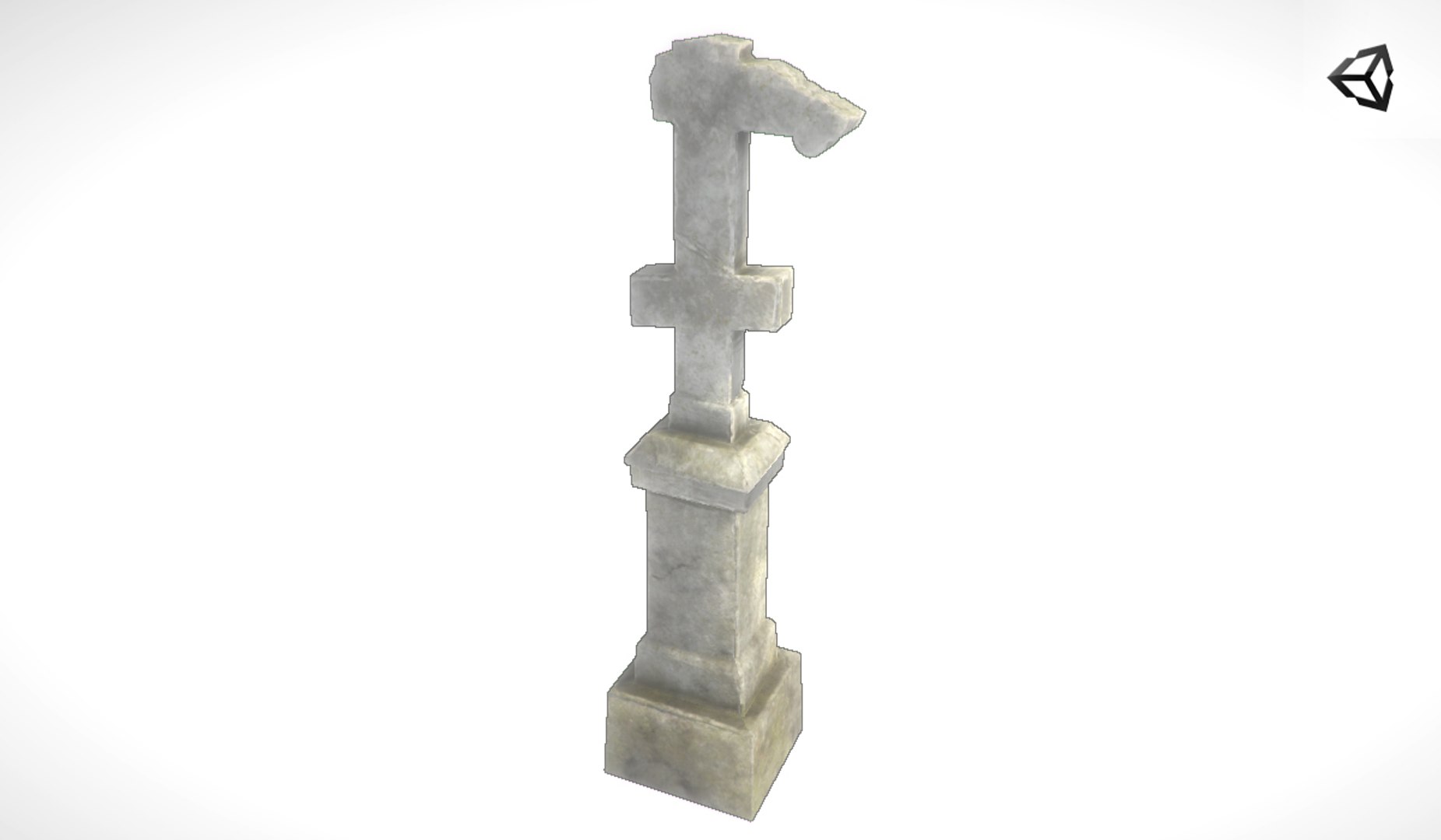 3d model stone cross shrines