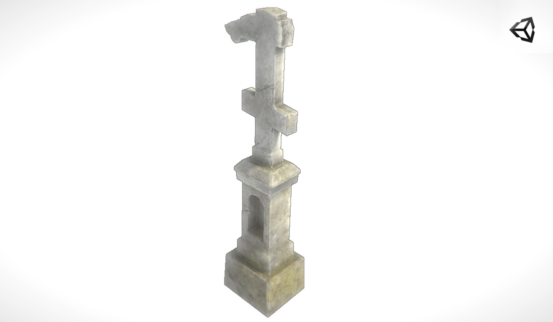 3d model stone cross shrines