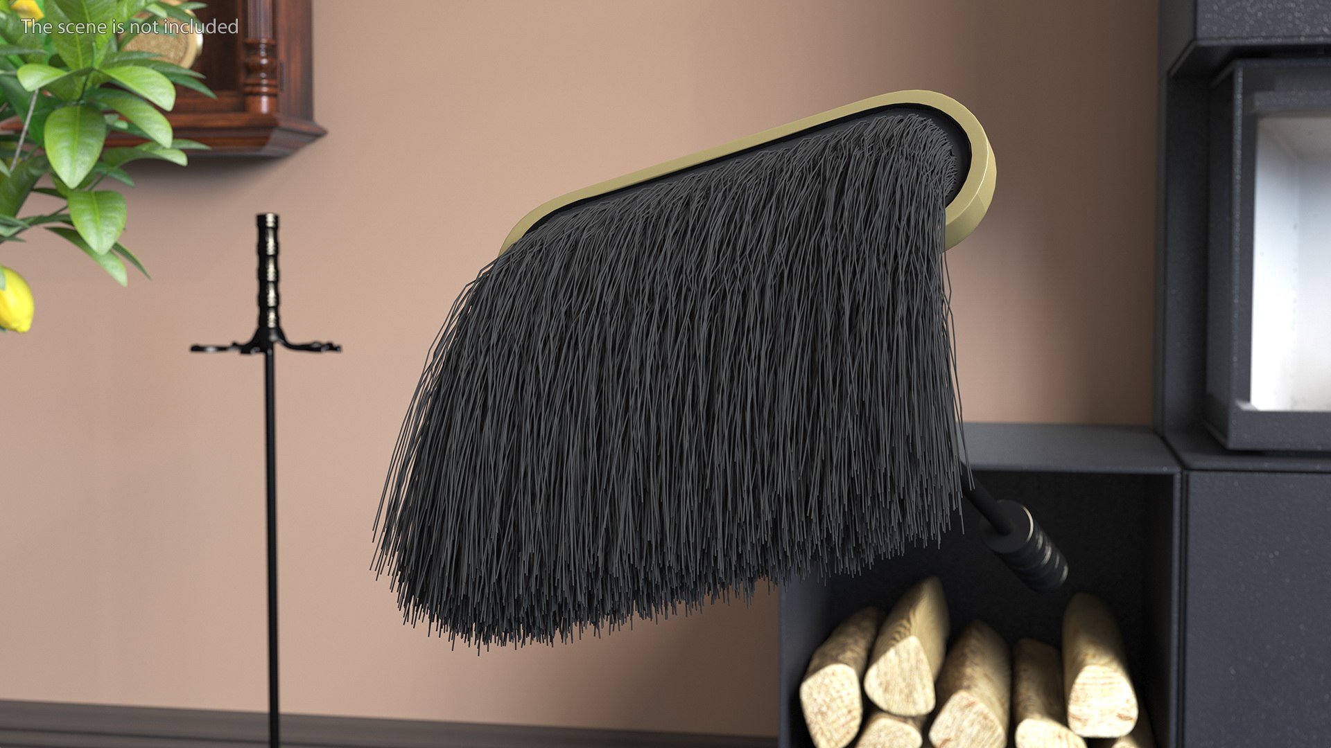 Fireplace Broom Fur 3D Model - TurboSquid 1828515