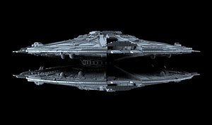 3d Cylon Raider Battlestar Galactica Model