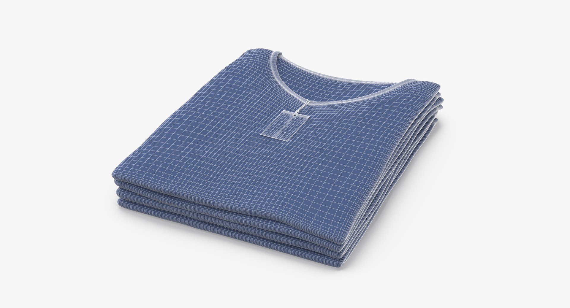 Female neck folded stacked 3D model - TurboSquid 1194649