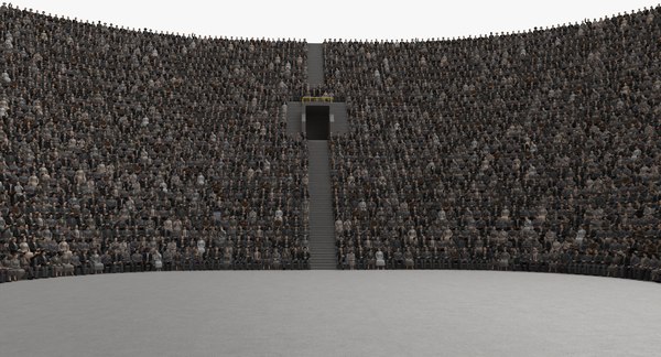 3D stadium corwd 50s stands - TurboSquid 1556067