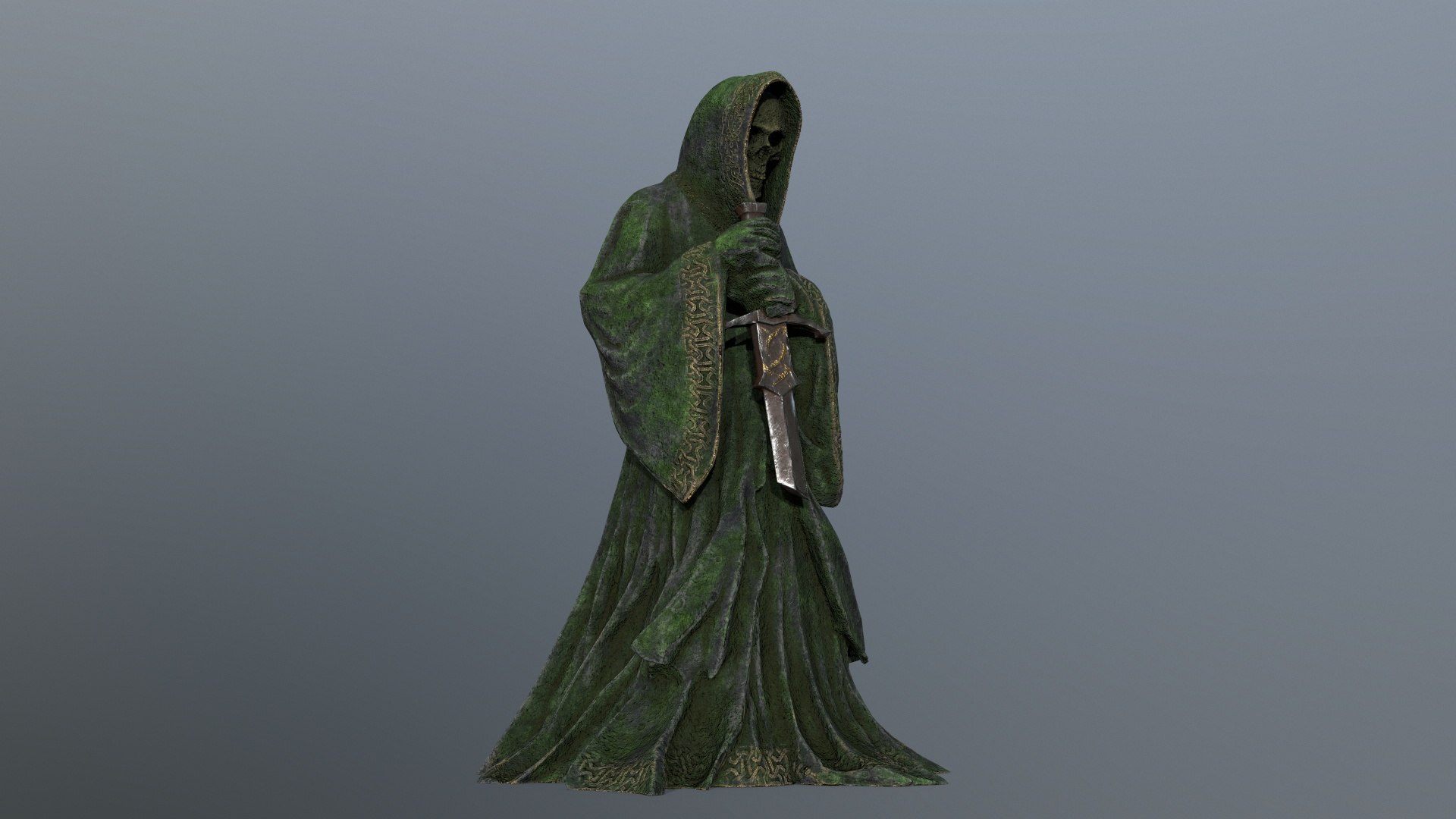 Dark Statue 3D Model - TurboSquid 2366904