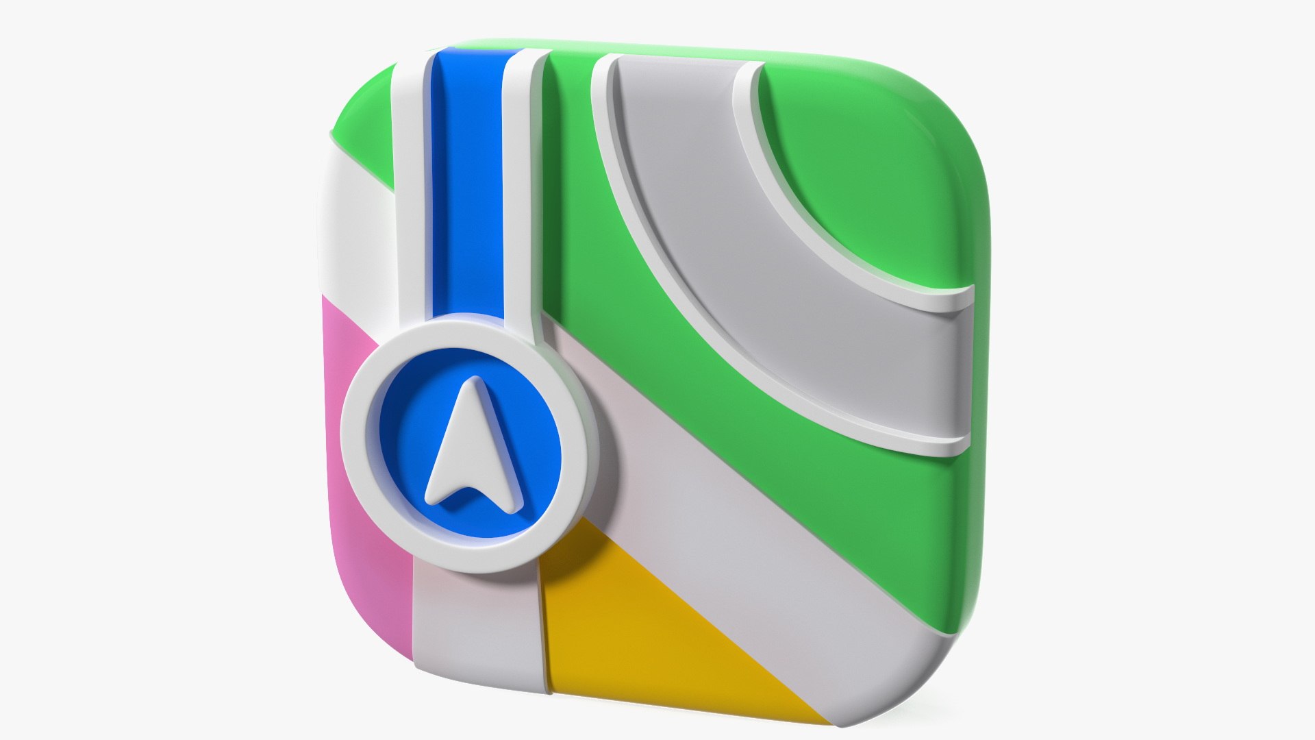 IPhone IOS Maps Icon Model - TurboSquid 2222929