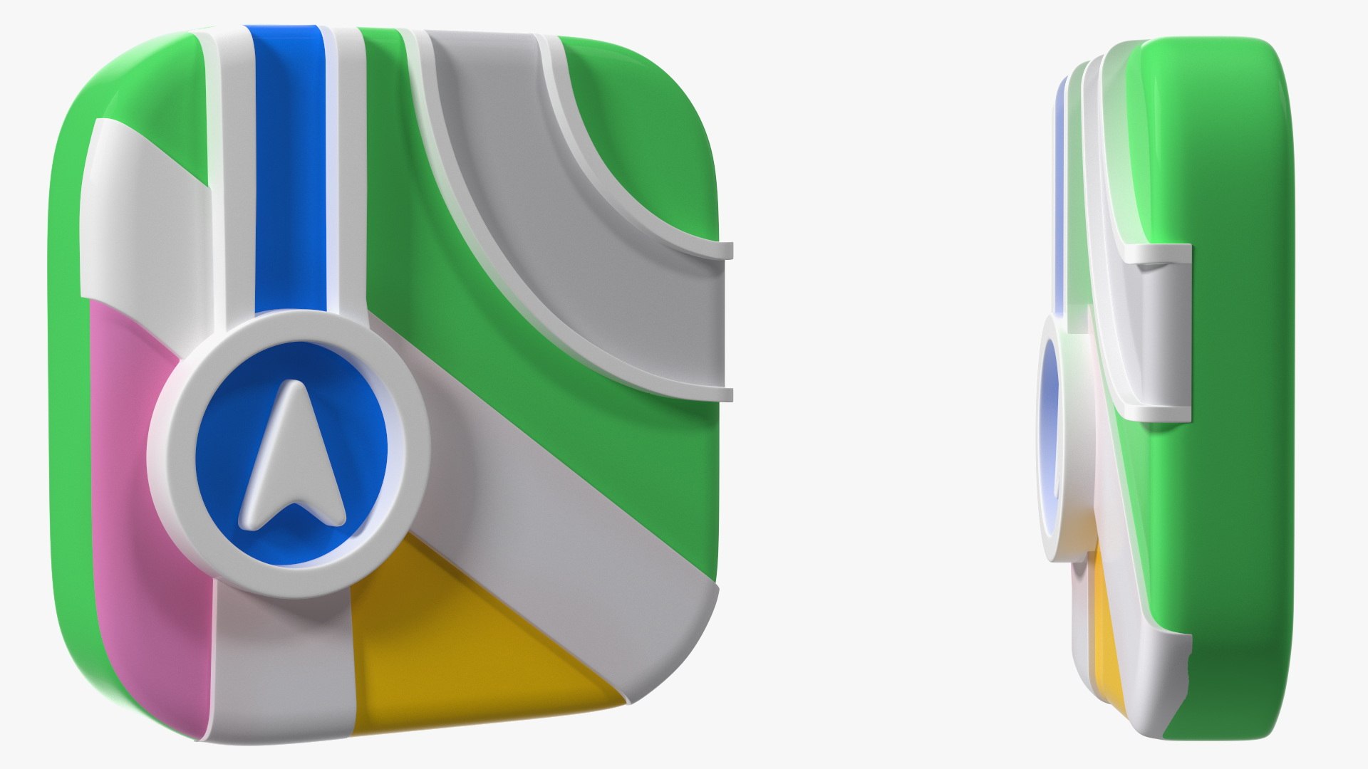 IPhone IOS Maps Icon Model - TurboSquid 2222929