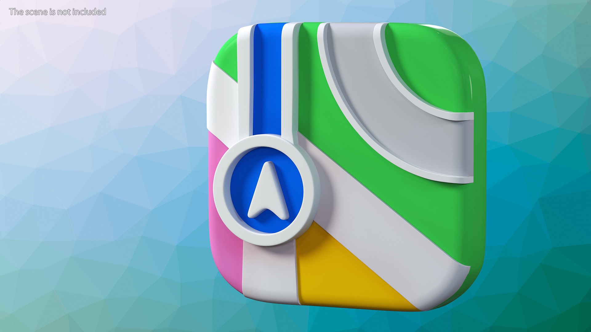 IPhone IOS Maps Icon Model - TurboSquid 2222929