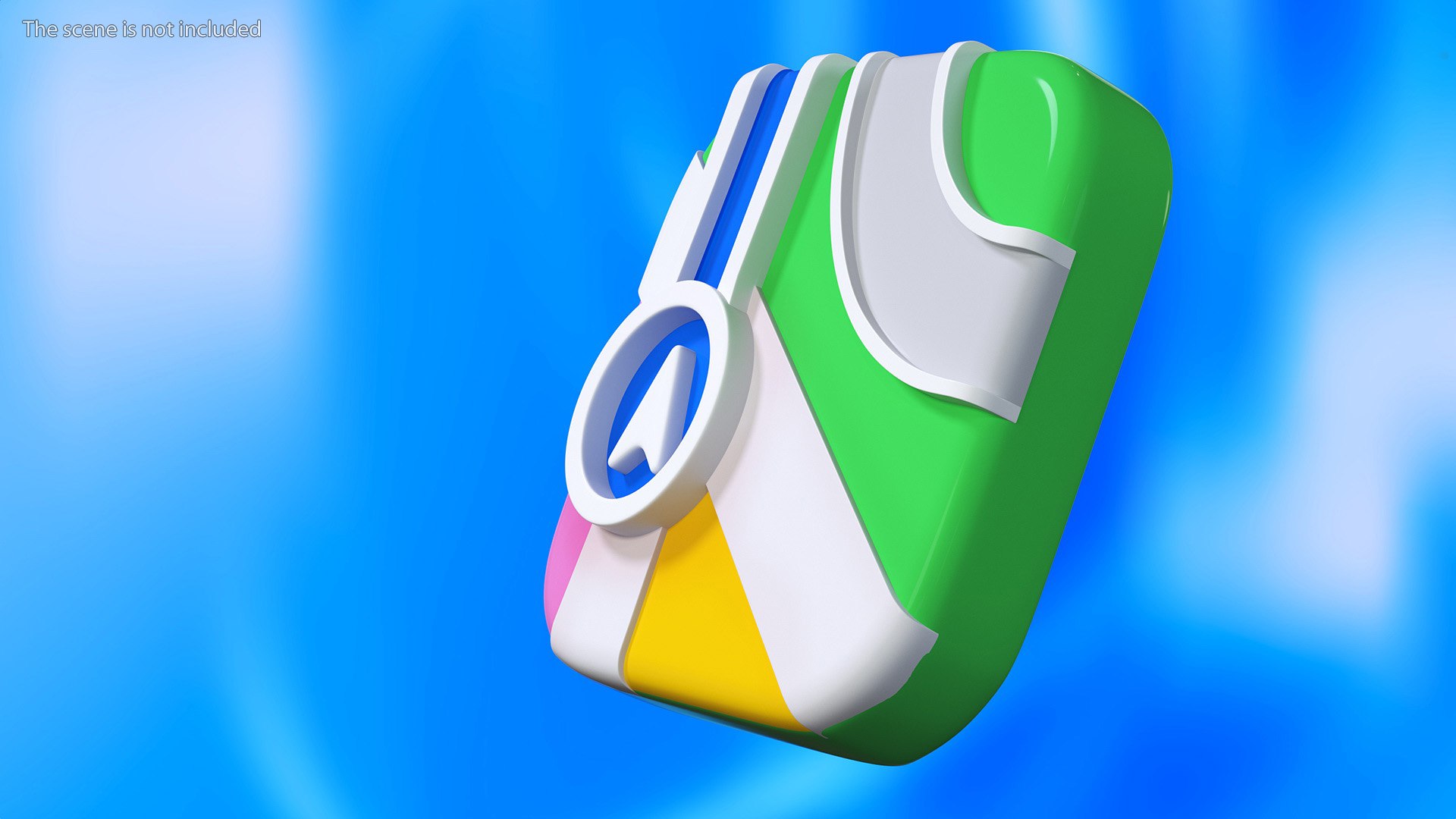 IPhone IOS Maps Icon Model - TurboSquid 2222929