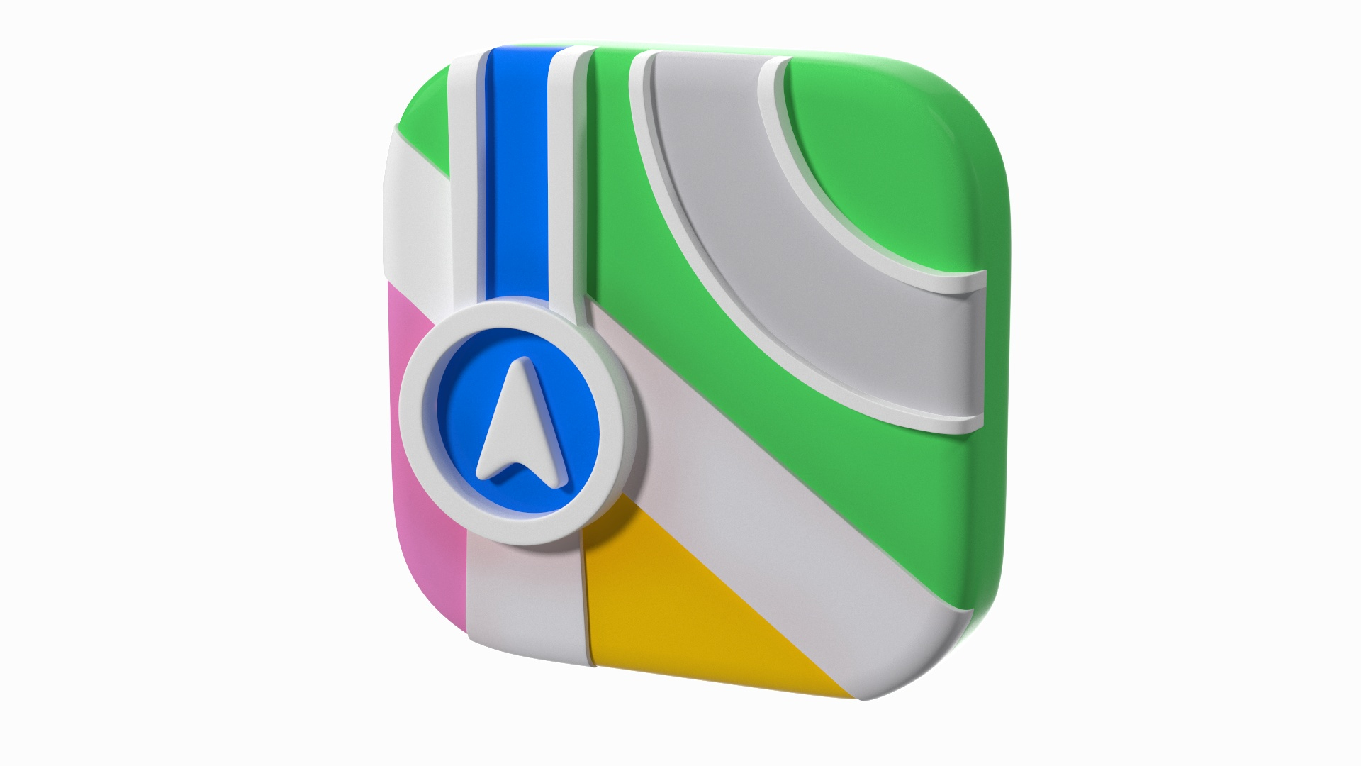 IPhone IOS Maps Icon Model - TurboSquid 2222929