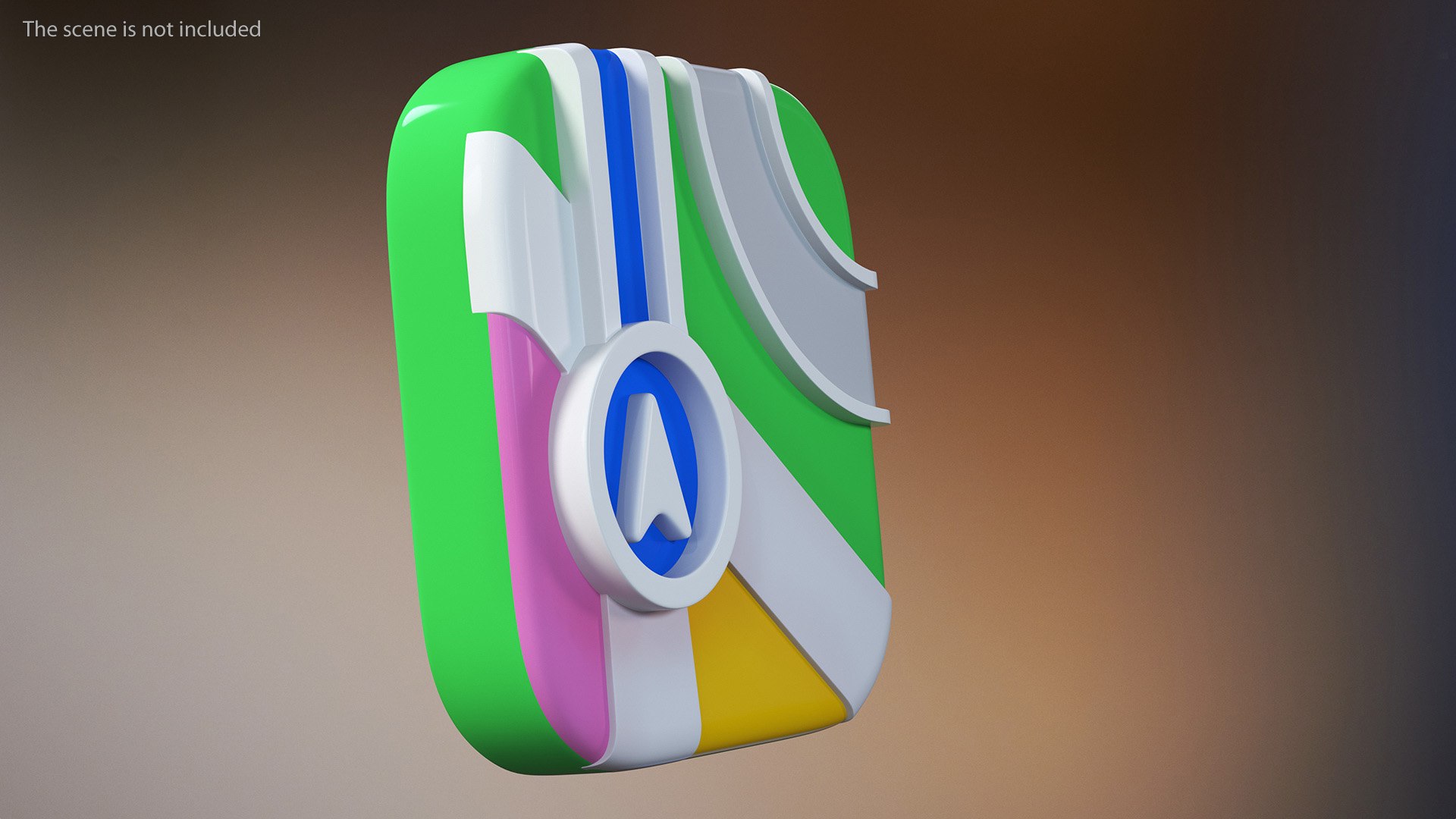 IPhone IOS Maps Icon Model - TurboSquid 2222929